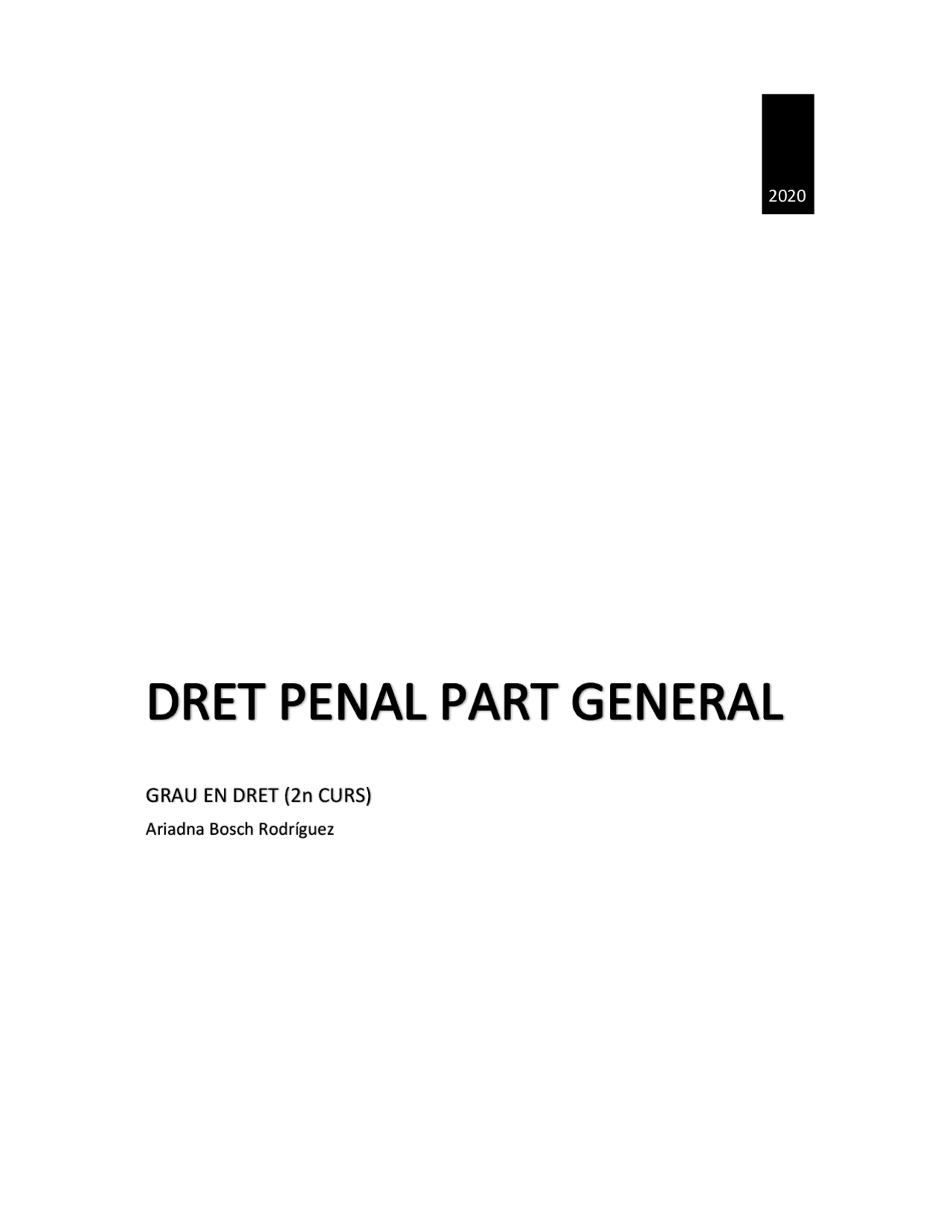 Dret Penal Part Especial Final Docsity