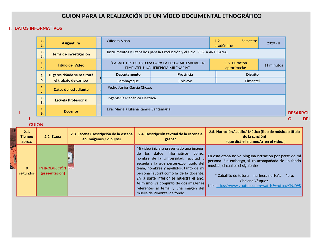 GUION PARA LA REALIZACIÓN DE UN VÍDEO DOCUMENTAL ETNOGRÁFICO | Guías ...