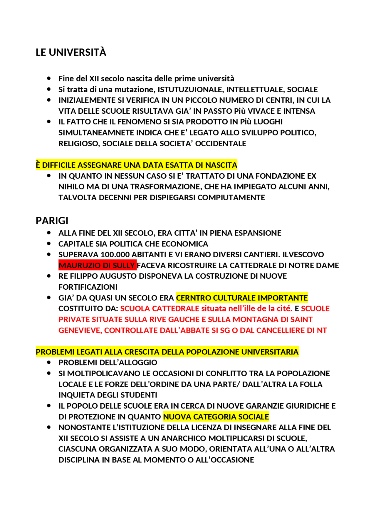 Storia Delle Istituzioni Educative Nel Medioevo Docsity