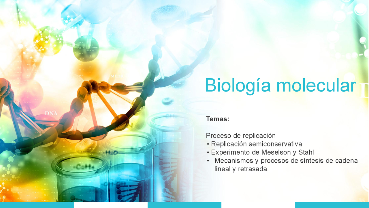 Replicación En La Biología Molecular Docsity