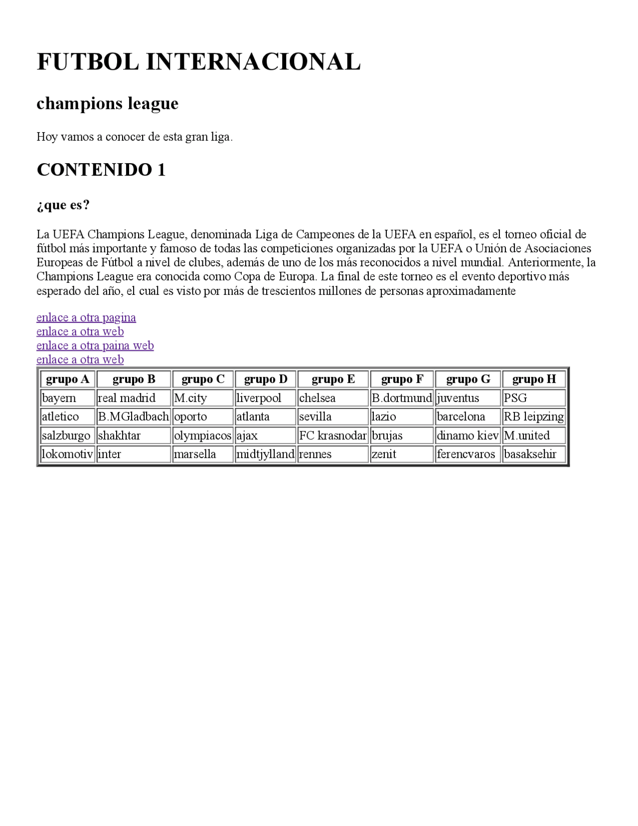 Indexhtml Pagina Web Docsity