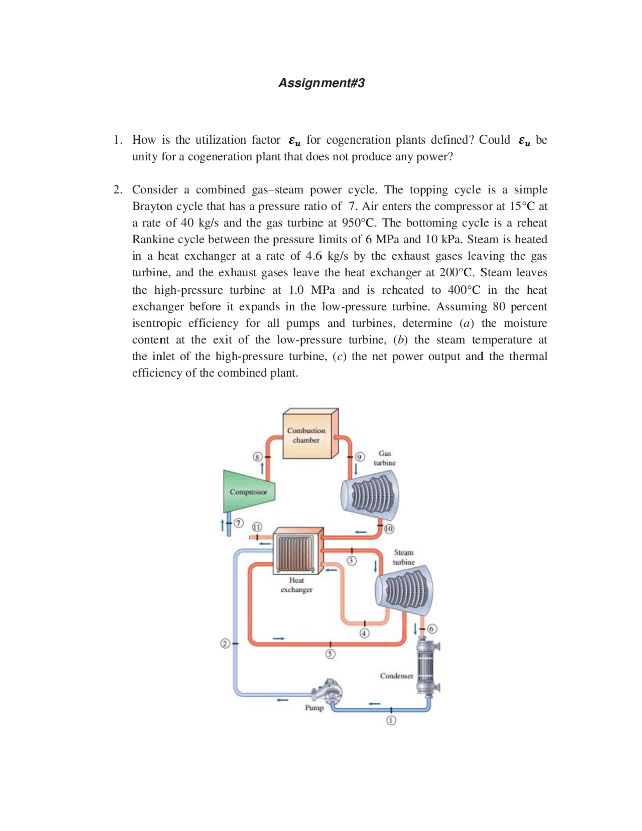 Thermo Dynamics Assignment Docsity