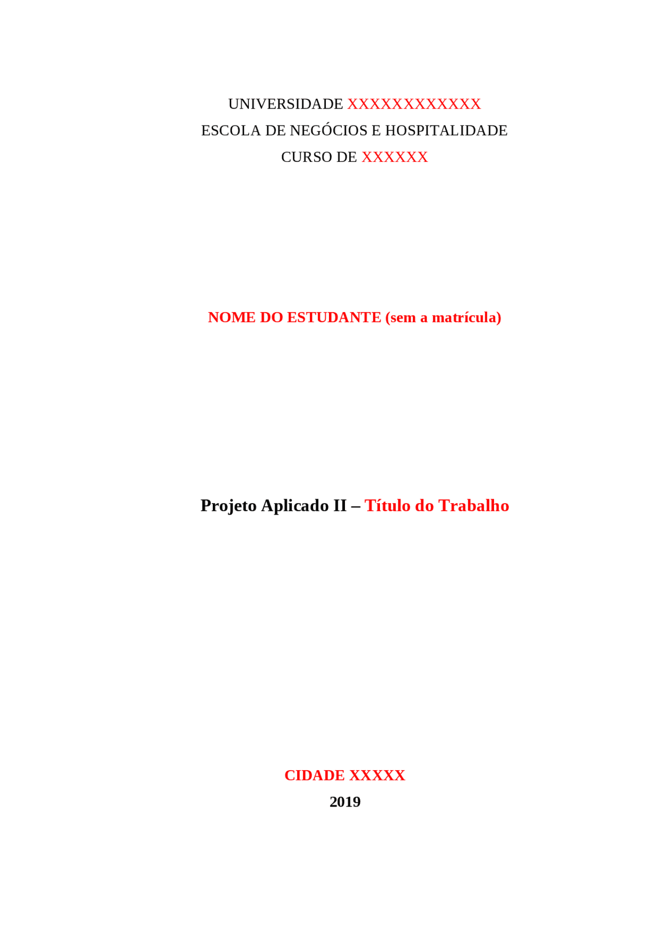 Projeto Aplicado A Negócios Trabalhos Ciências Sociais Docsity