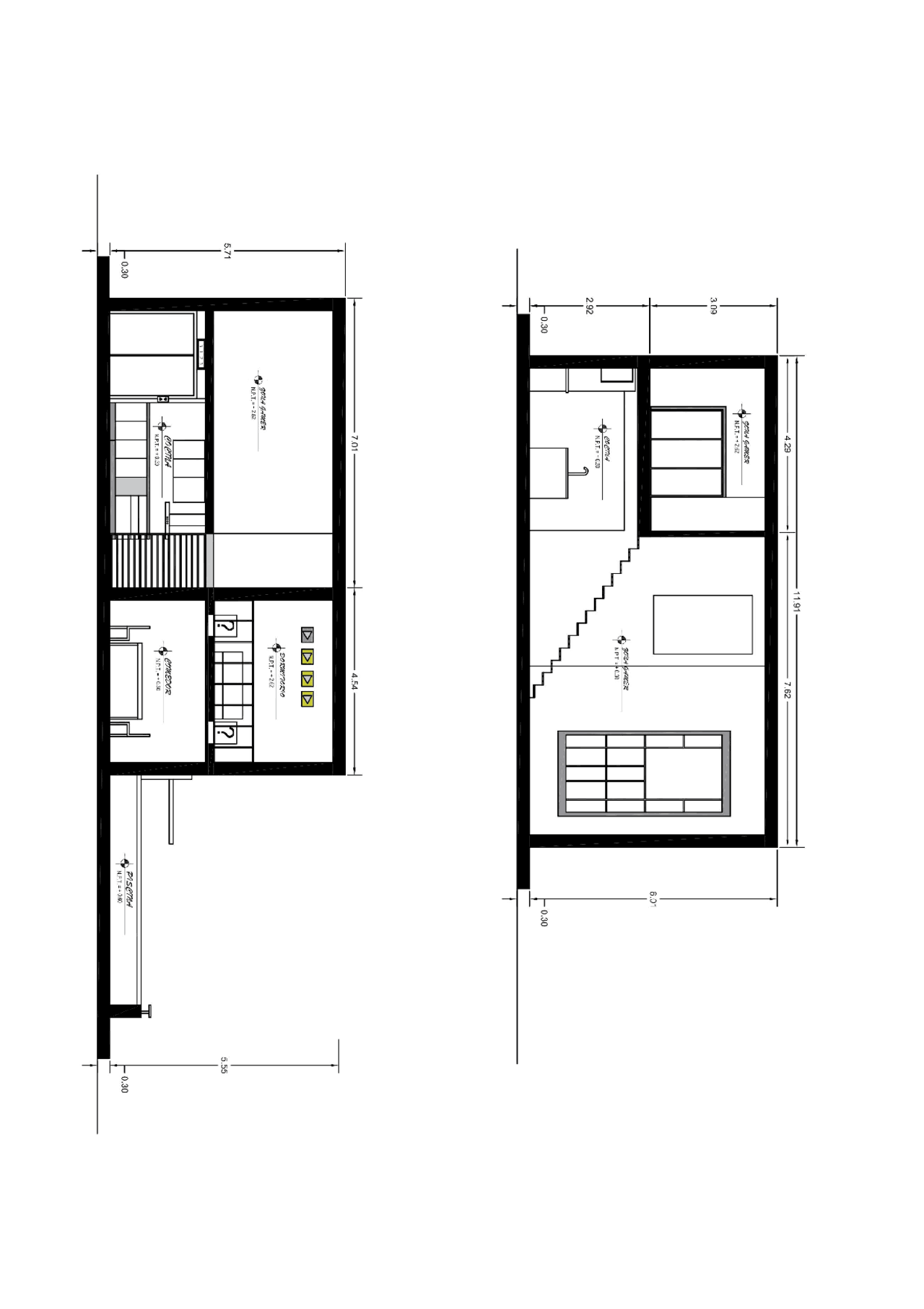 Taller de segurida en edificaciones planos de arquitectura y distribucion - Docsity