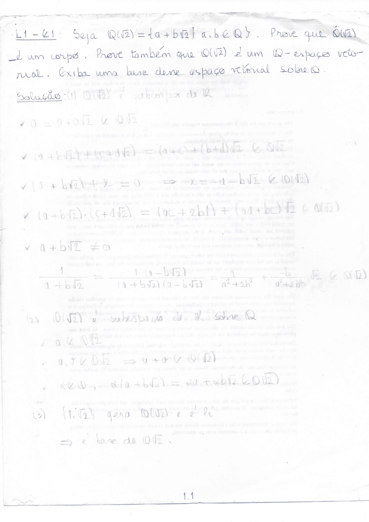 Exercícios Resolvidos De álgebra Linear Docsity