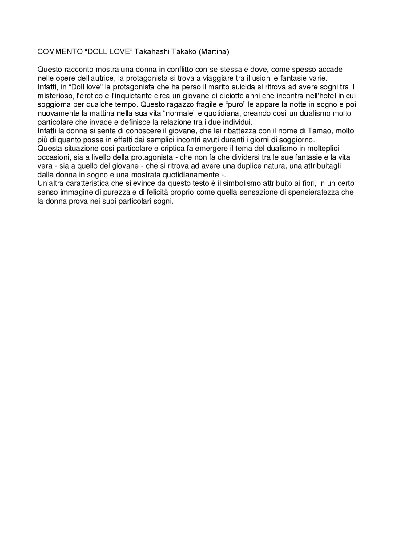 Commento Letteratura 3 Bienati Docsity