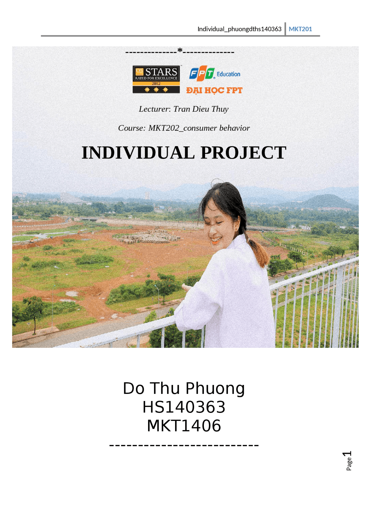 Analyze the cultural world about the consumer behavior of “FPT ...