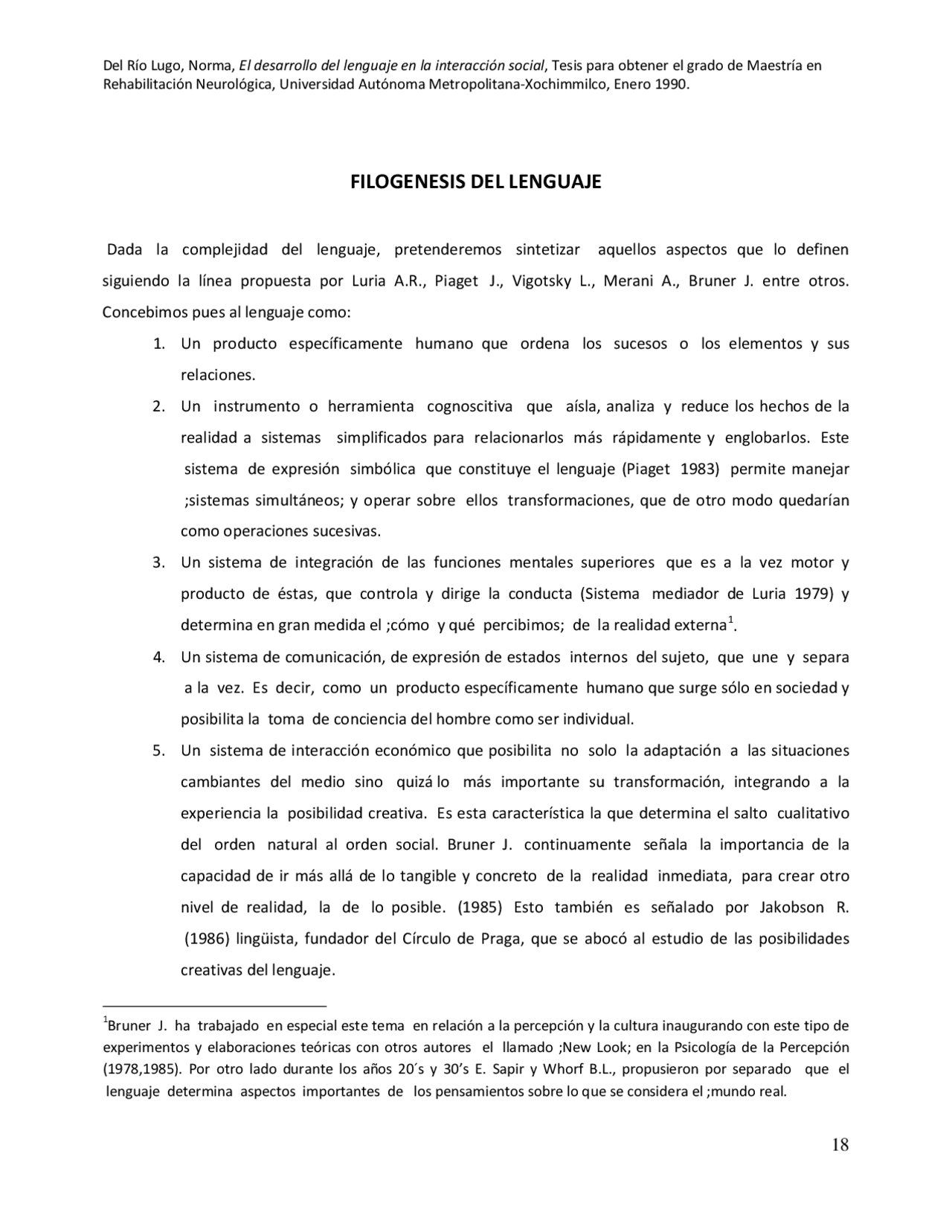 FILOGENESIS DEL LENGUAJE - Docsity