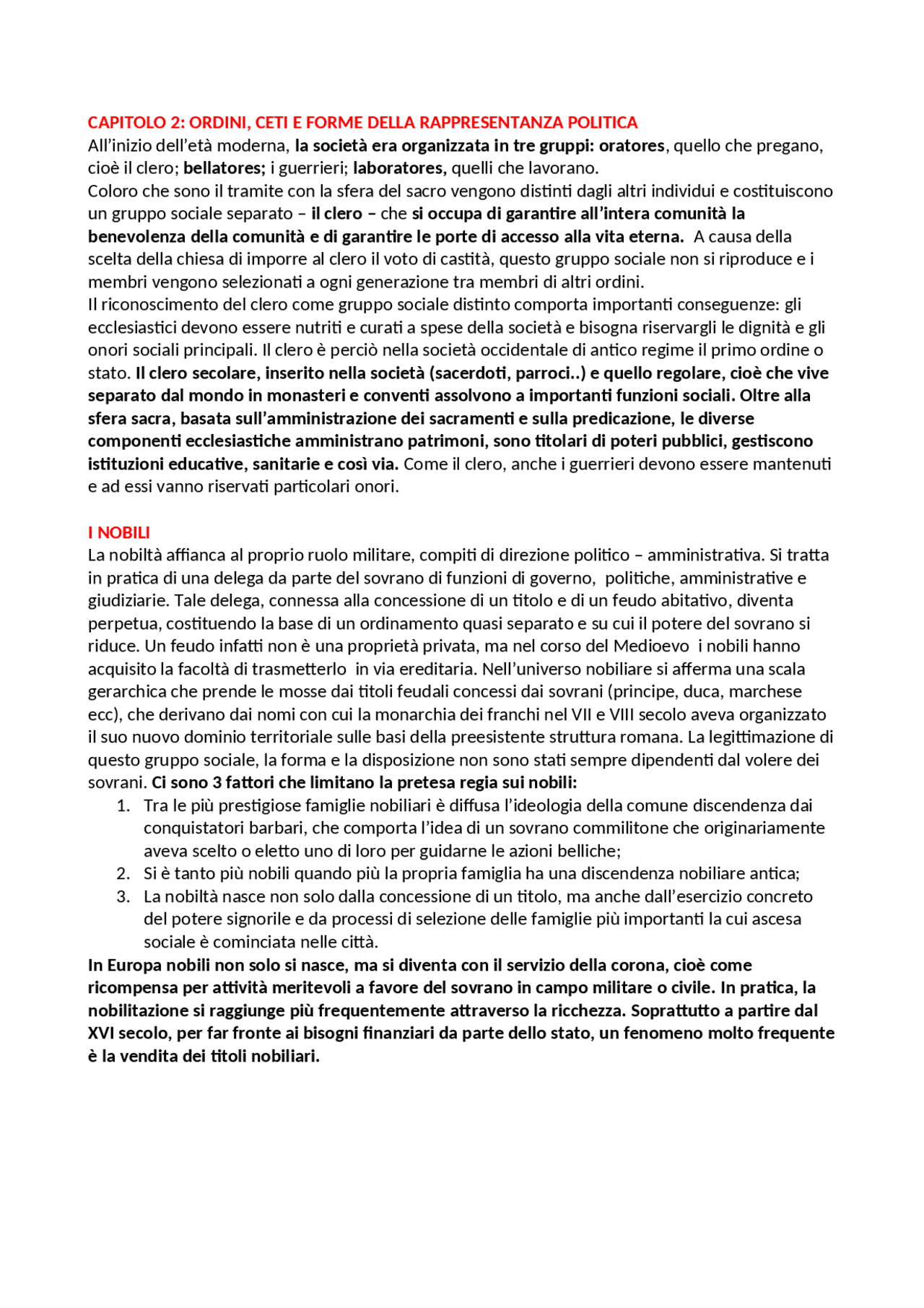Capitolo 2 Del Benigno Di Storia Moderna Docsity