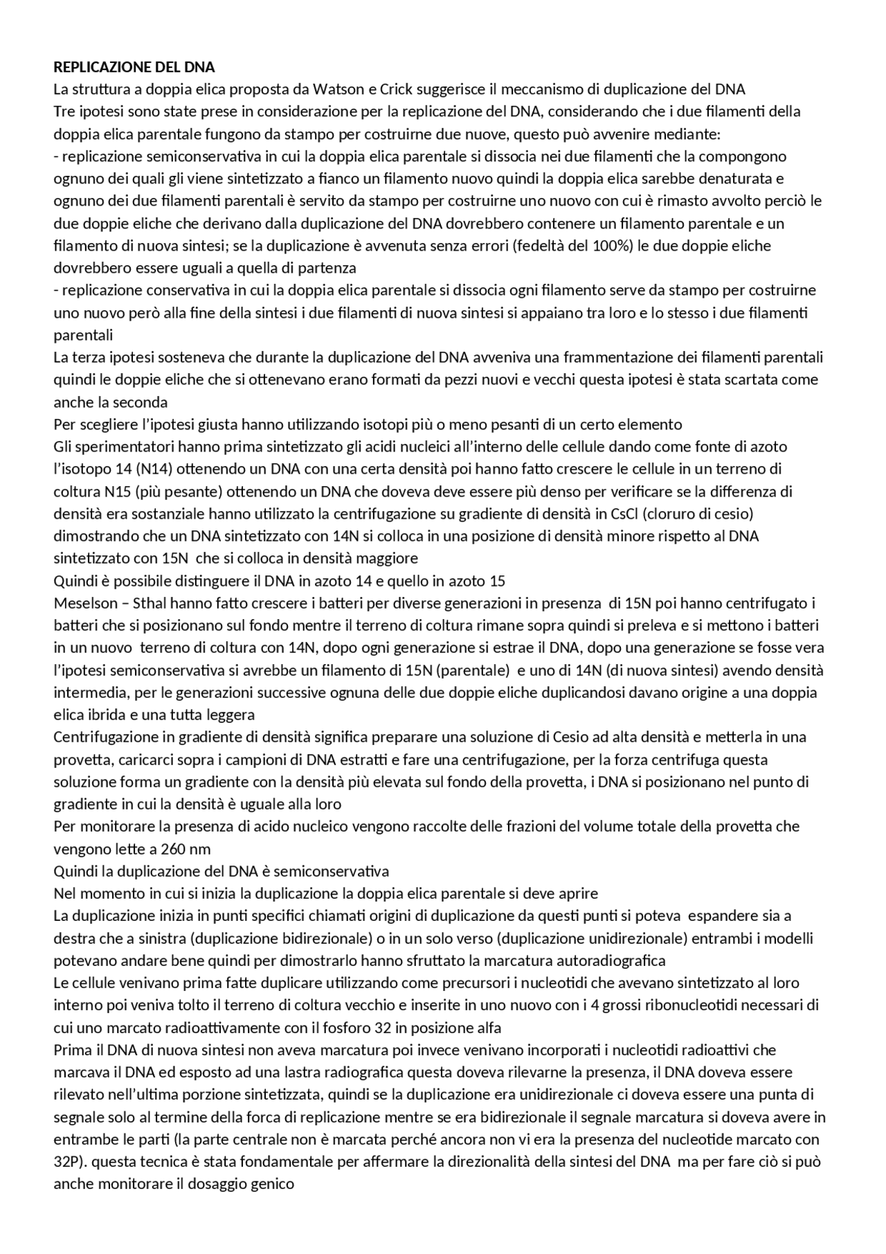 2 Replicazione Dna Procarioti E Eucarioti Docsity