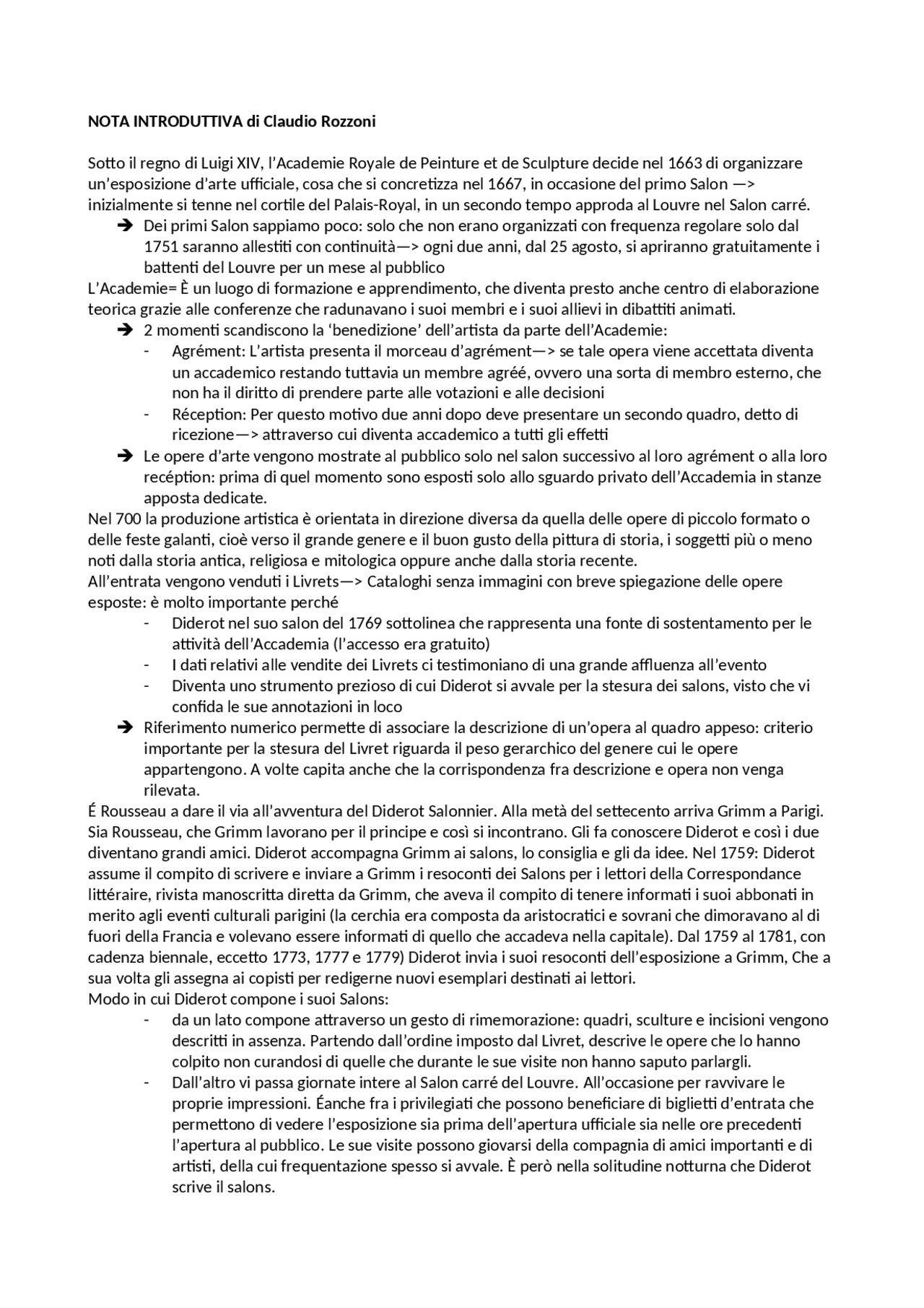 Riassunto Entrare Nellopera Docsity