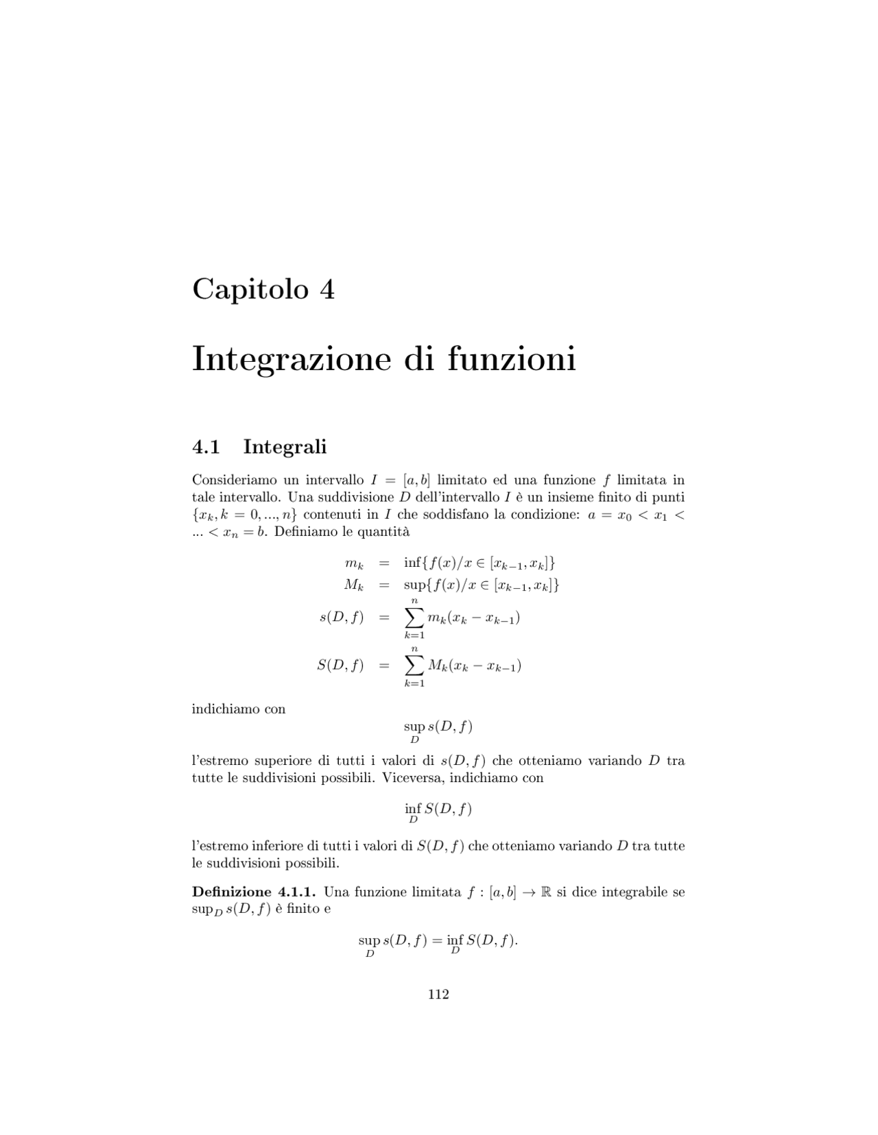 Analisi Matematica Modulo 4 Unicusano Docsity