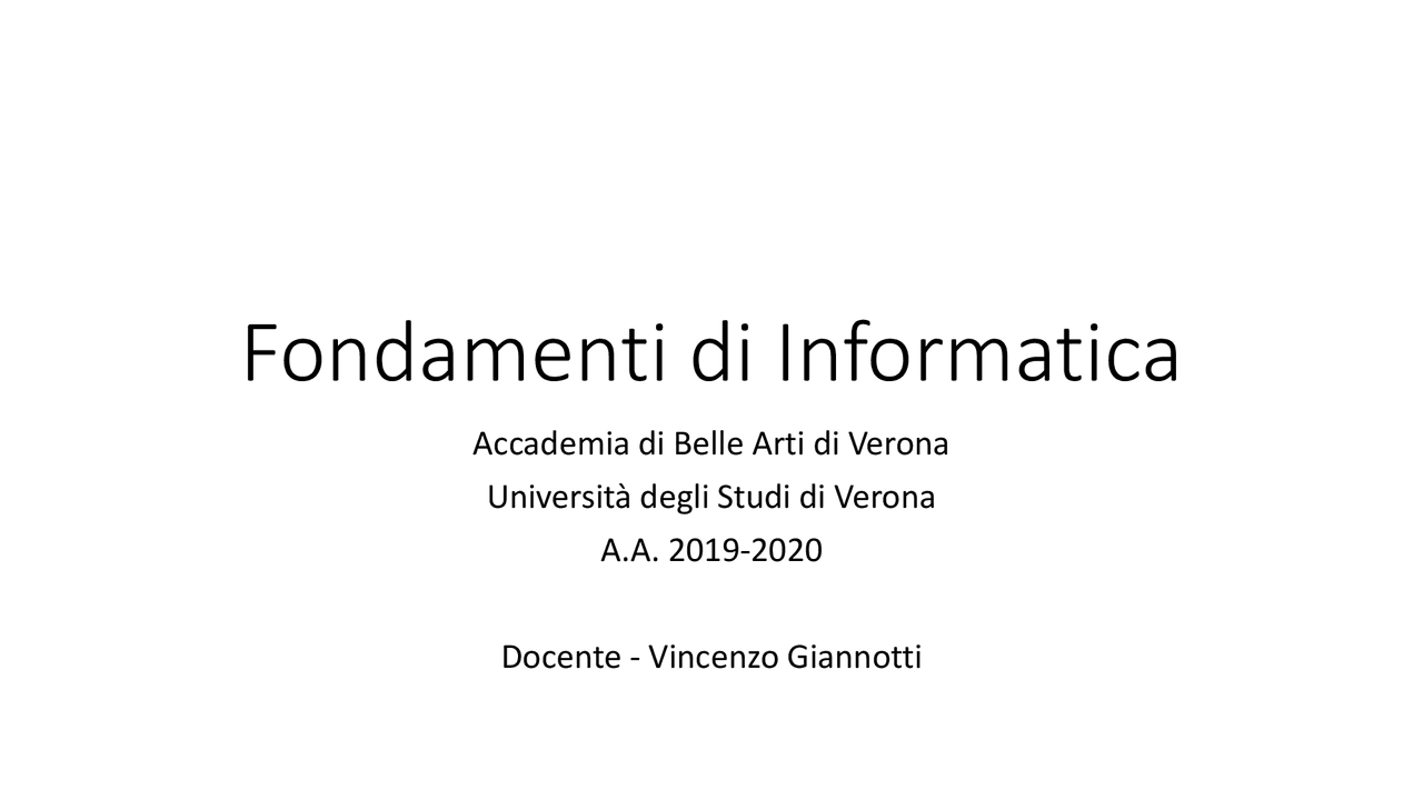 Sicurezza Informatica Docsity