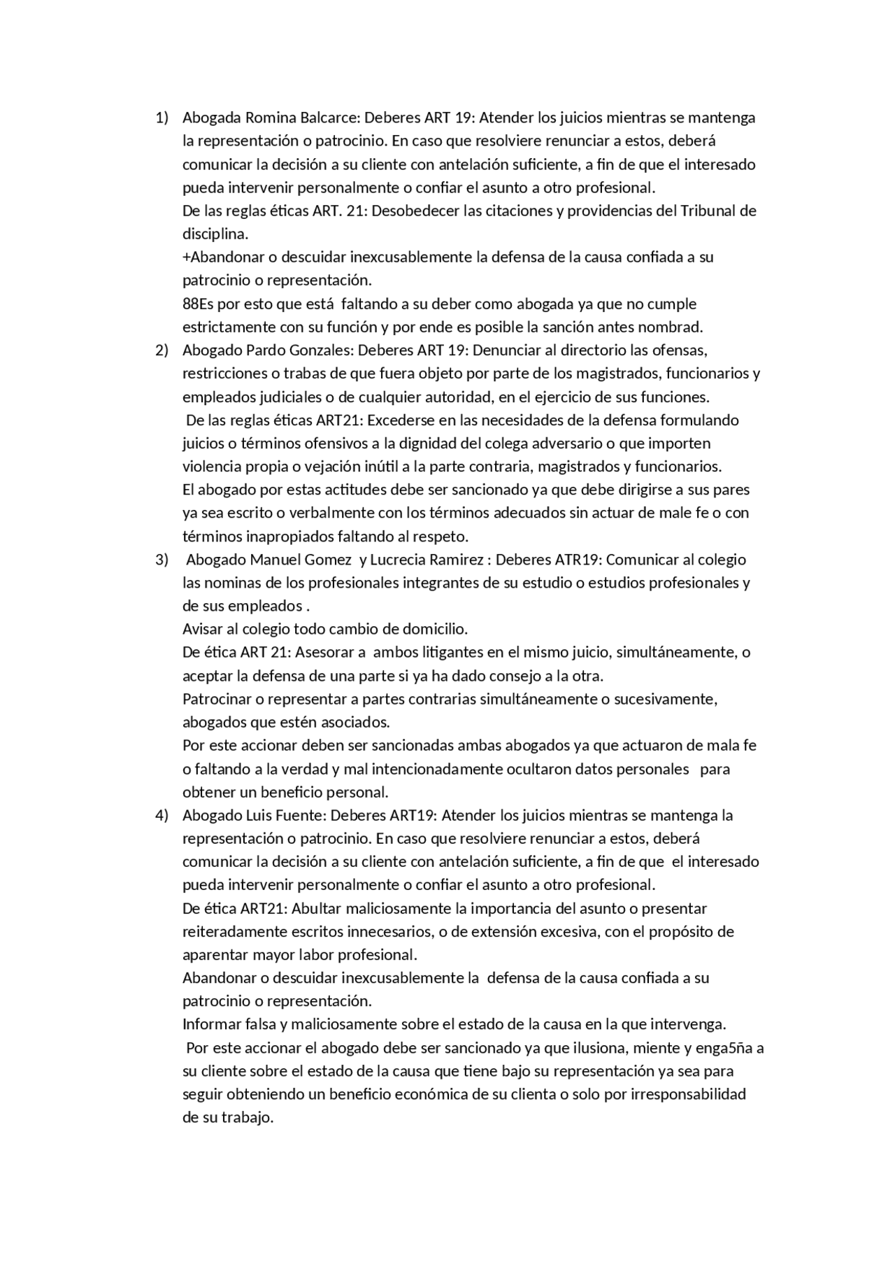 Parcial practica profesional UBP | Exámenes de Derecho - Docsity