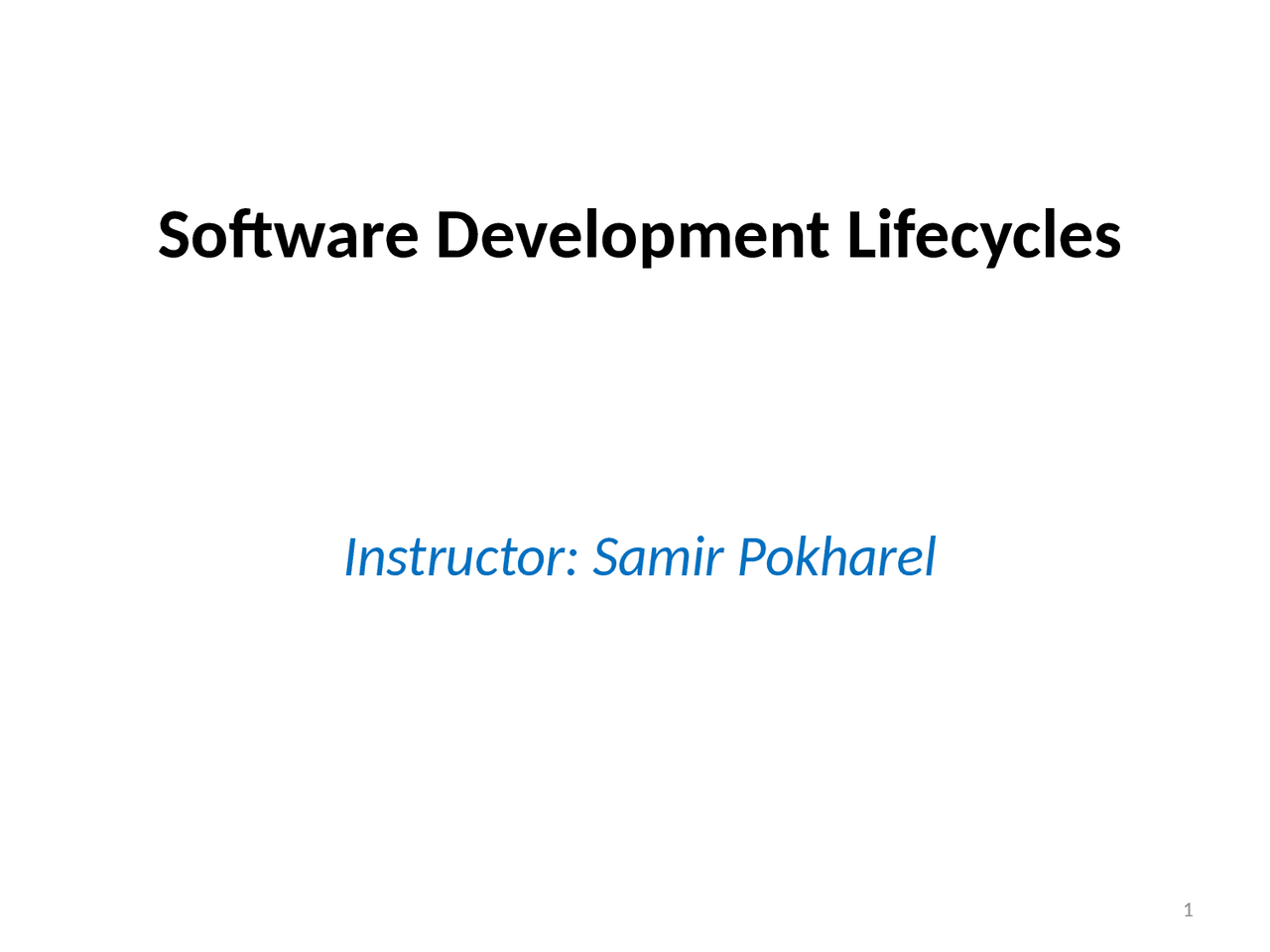 Lecture Hand notes on SDLC | Lecture notes Software Development | Docsity