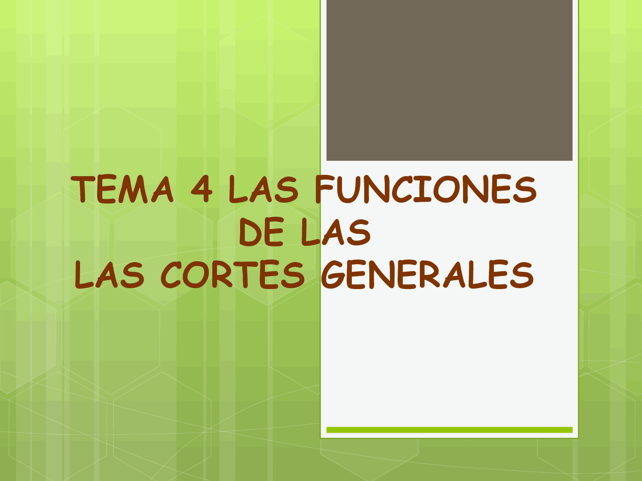 Tema 4 Consti II-Revisado.pdf - Docsity