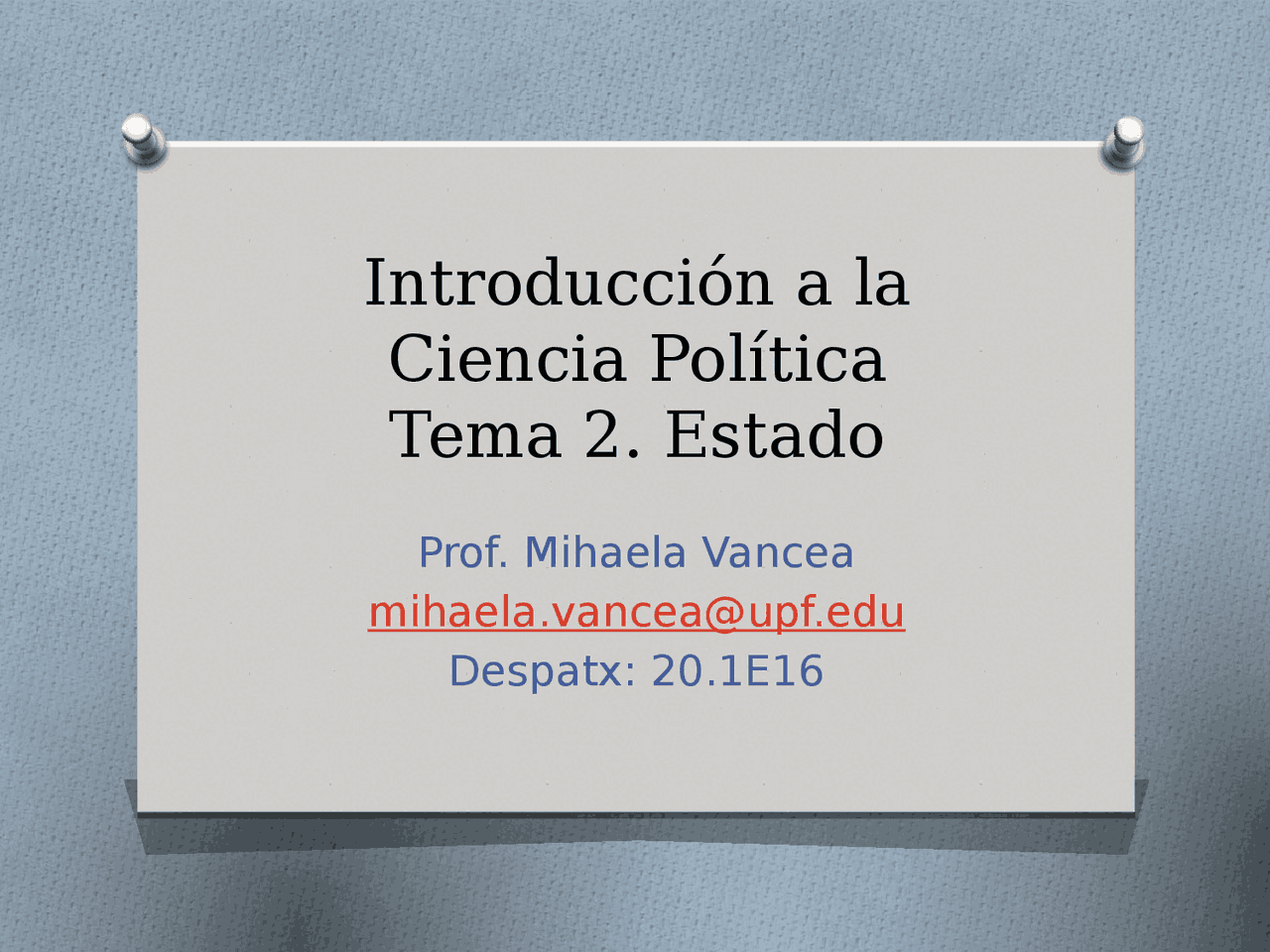 Powerpoint Primera Meitat Del Tema 2 Assignatura Intro A La Ciència
