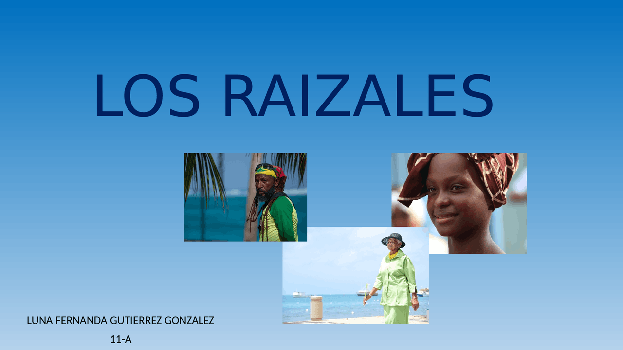 Diapositivas raizales | Diapositivas de Historia de España | Docsity