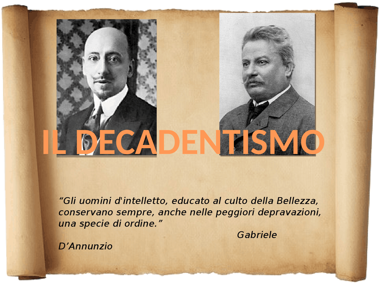 Il decadentismo: chiavi di lettura per questa corrente letteraria - Docsity