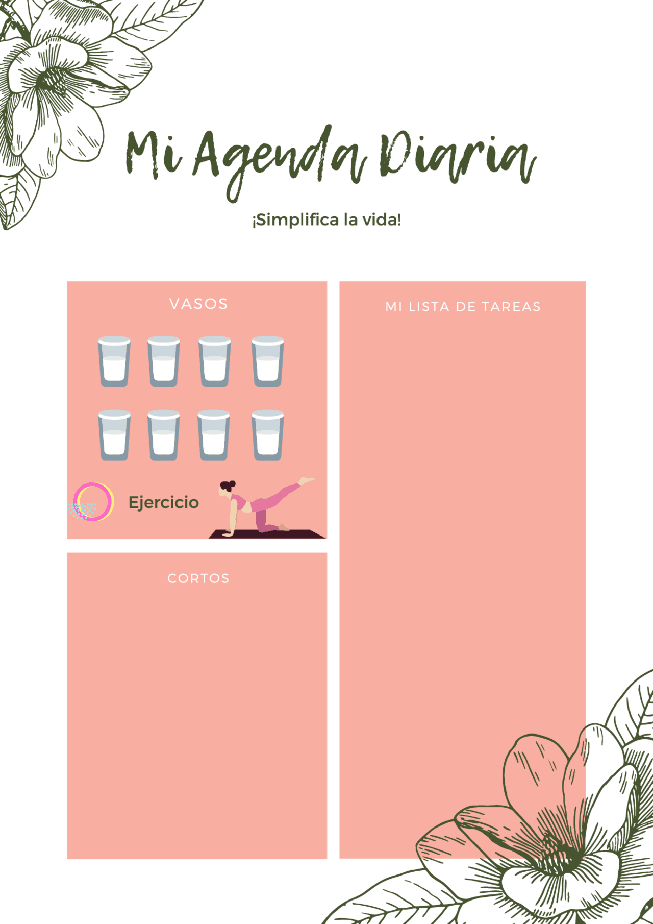 Planner diario/agenda diaria - Docsity