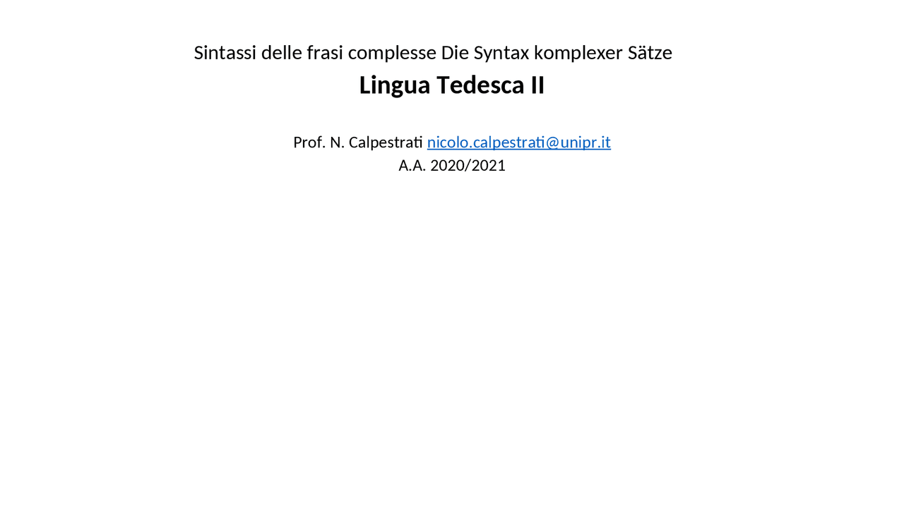 Riassunto Libro Deutsche Syntax Pittnerberman Docsity