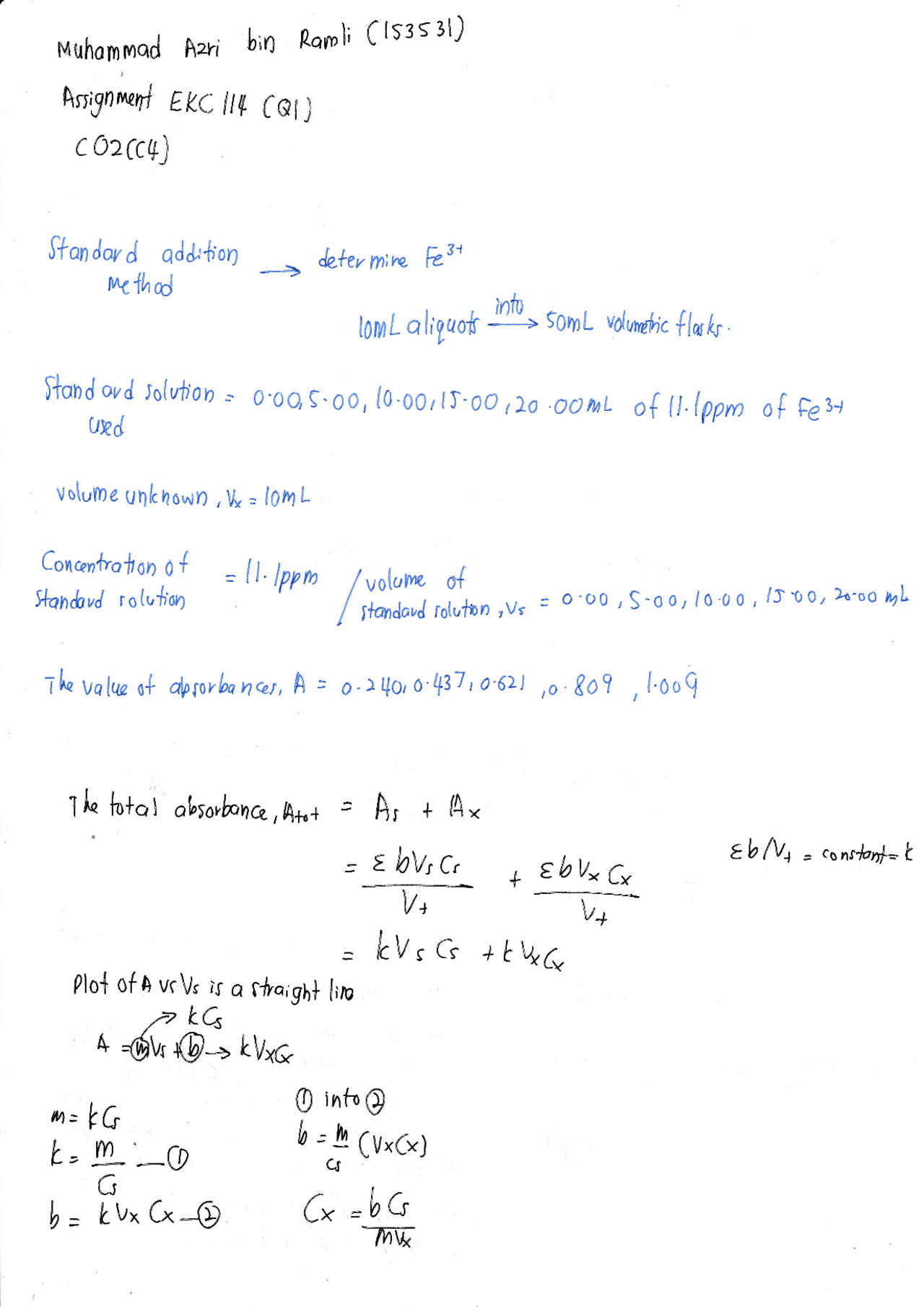 Analytical chemistry - Docsity