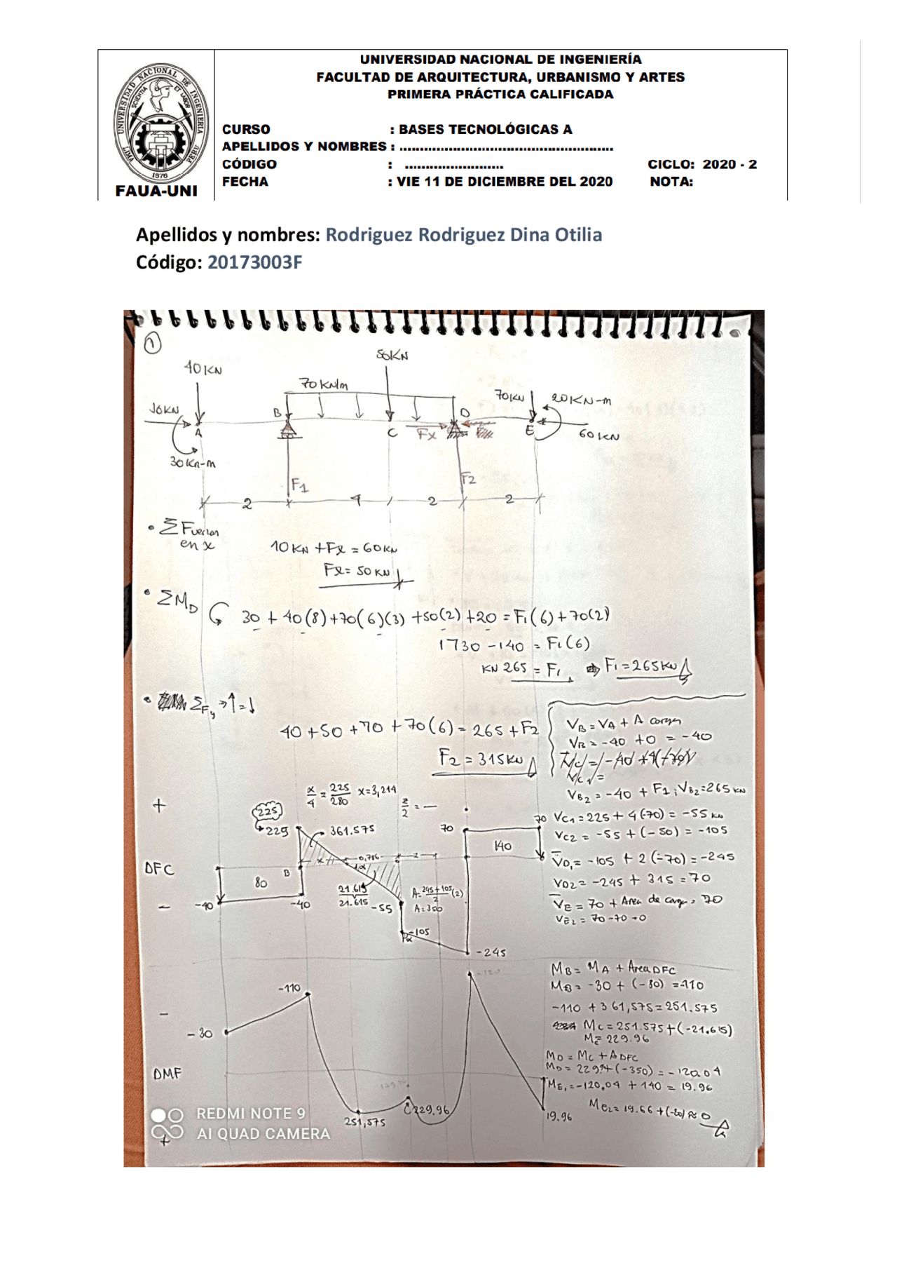 PRACTICA CALIFICA N1 - Bases Tecnológicas - Docsity