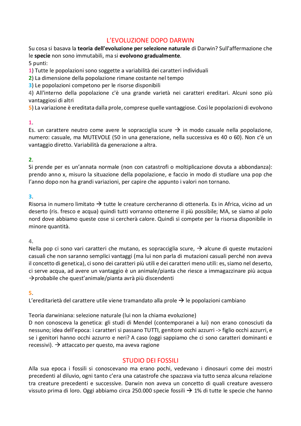 Levoluzione Docsity