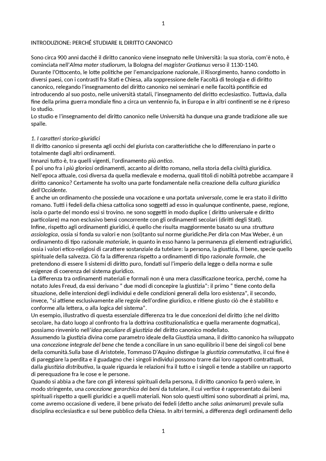 Diritto Canonico Carlo Fantappie Dispense Di Diritto Canonico Docsity