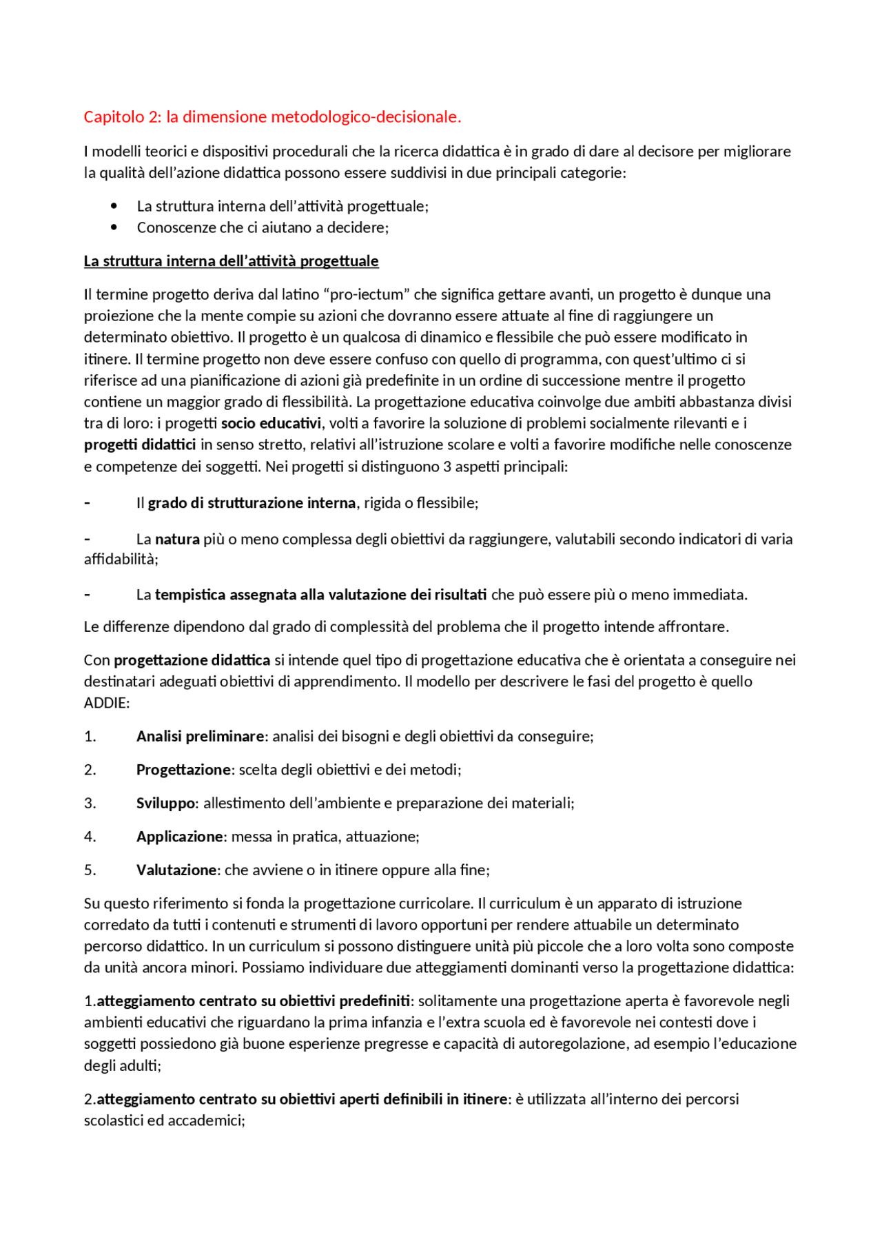 Fondamenti Di Didattica Docsity