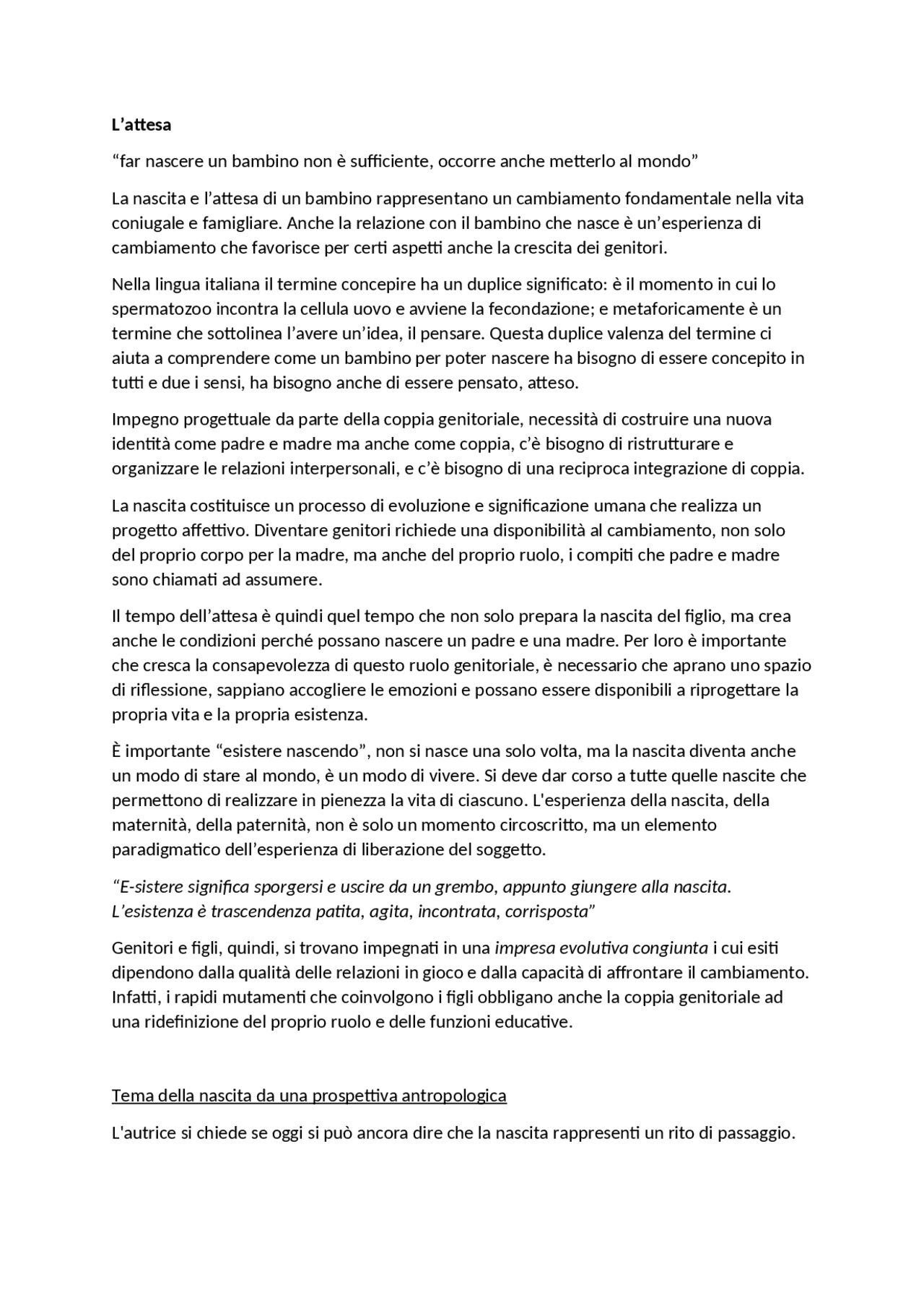 Pedagogia Generale Lattesa Docsity