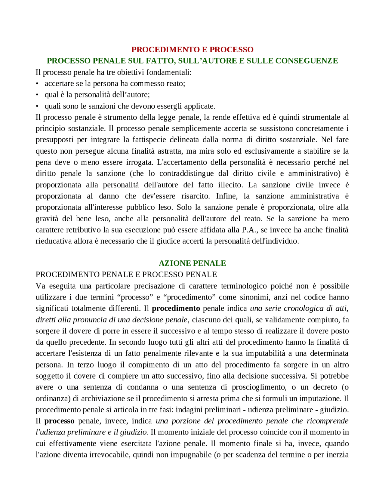 Diritto Processuale Penale Tonini Docsity