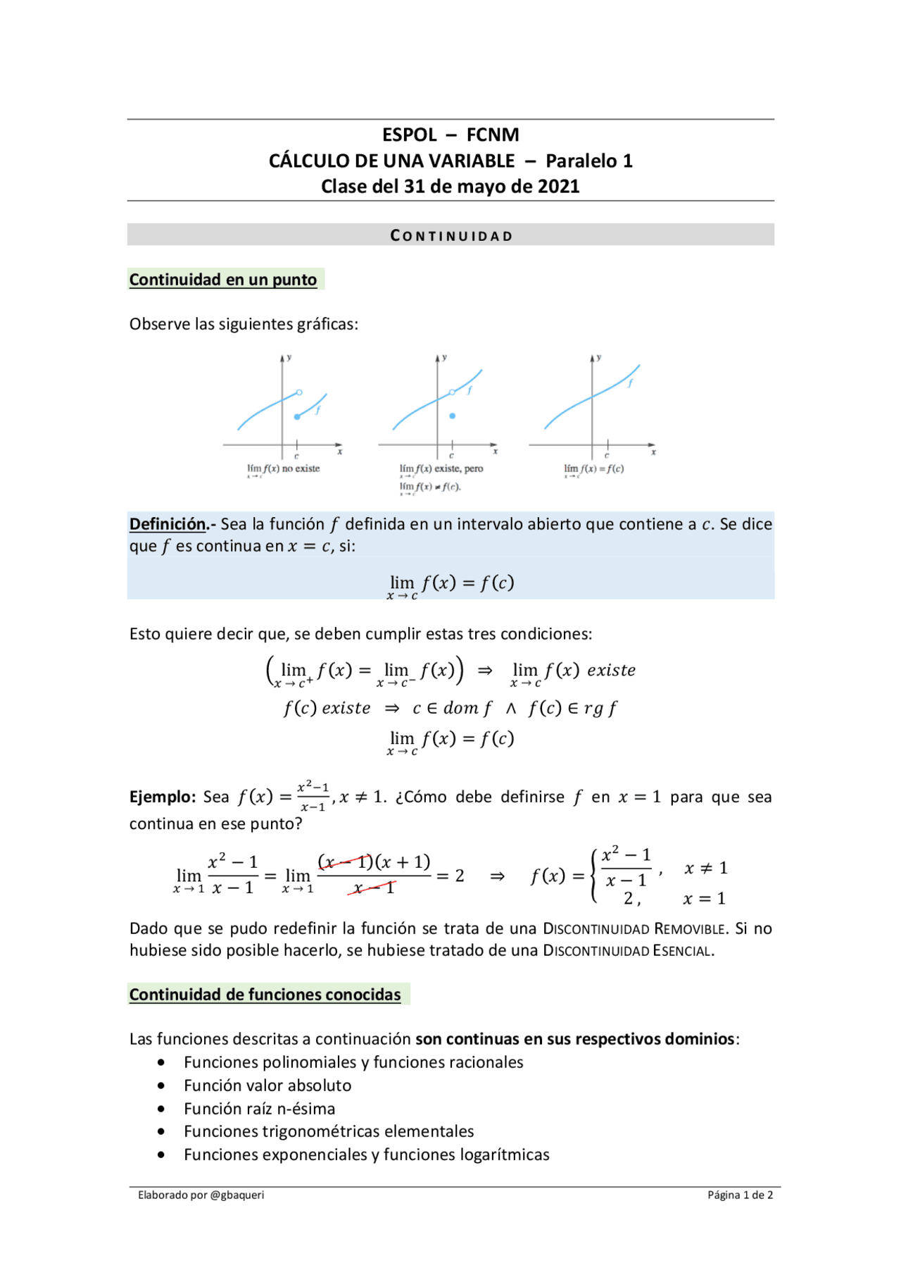 Cálculo De Una Variable Docsity