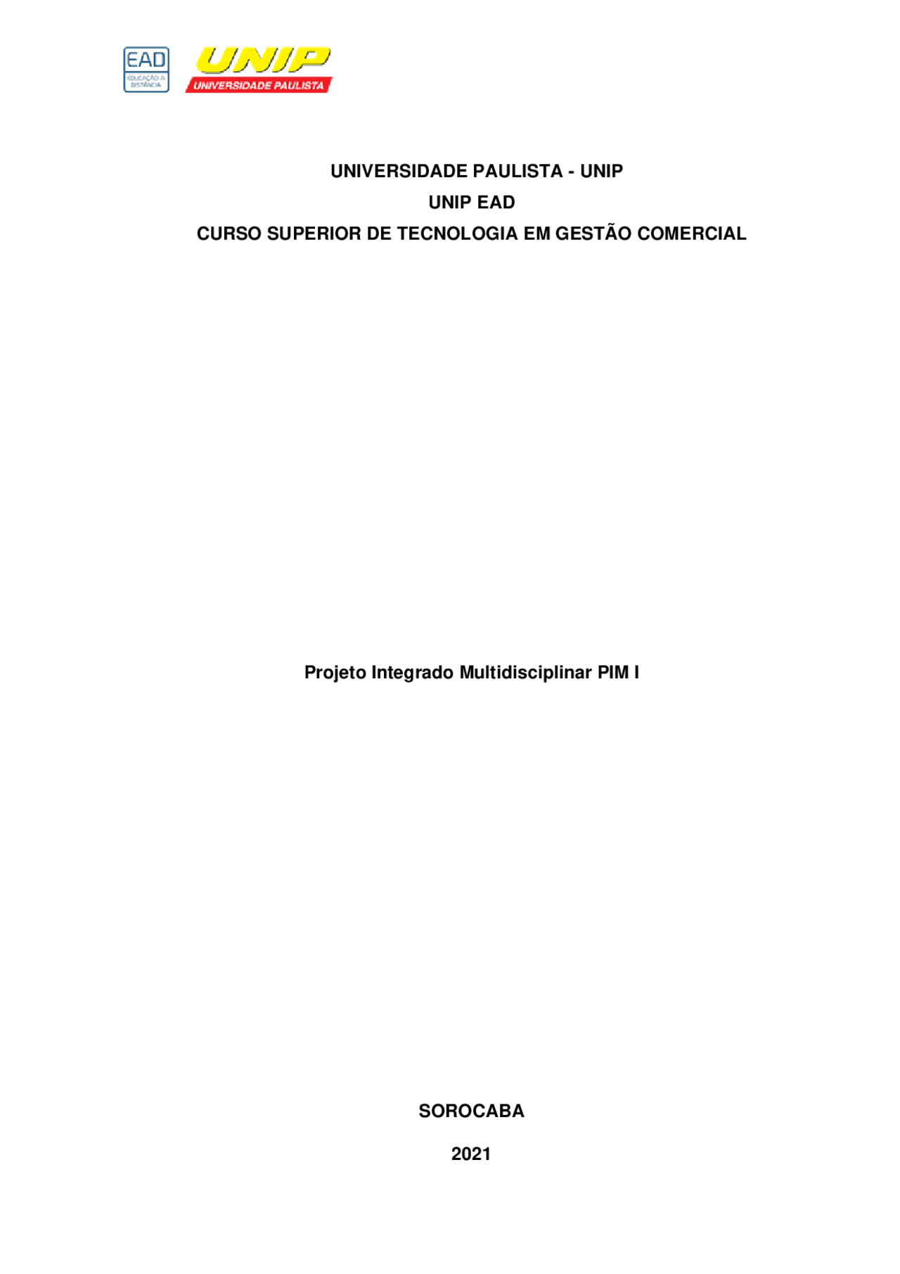 Pim I GestÃo Comercial Docsity