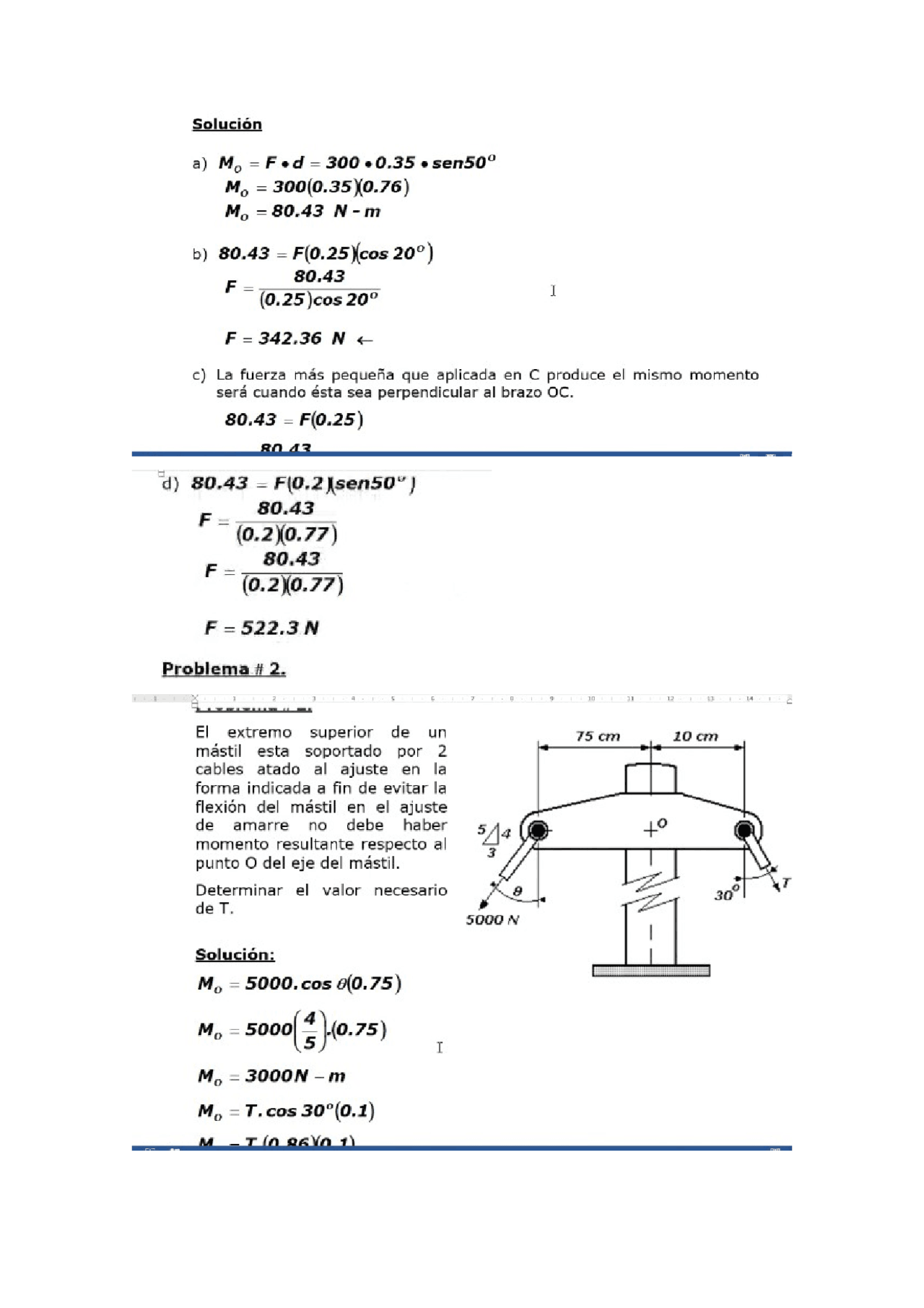 EJERCICIOS COMPLEMENTO | Ejercicios de Mecánica - Docsity