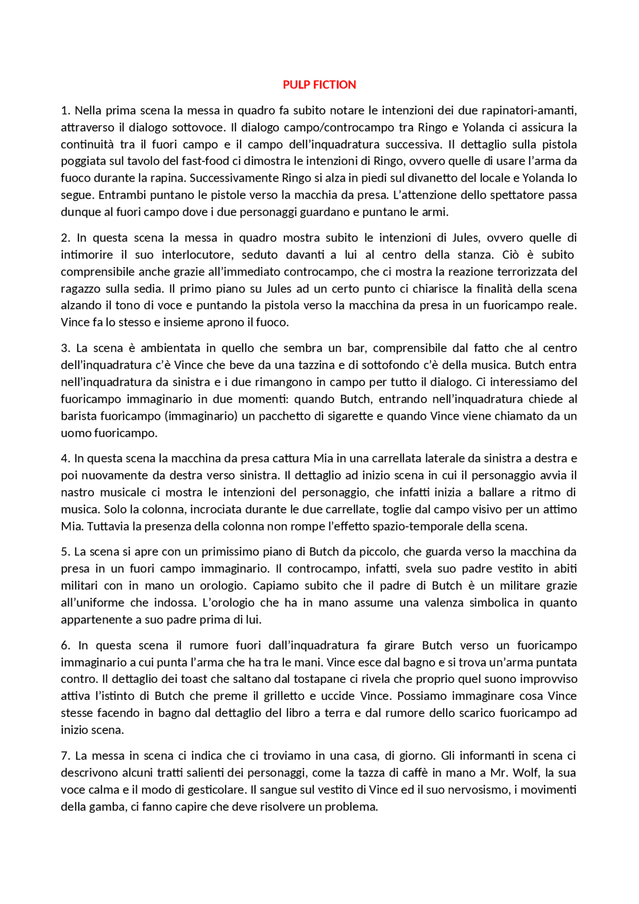 Compito finale quarto modulo e-learning - Docsity