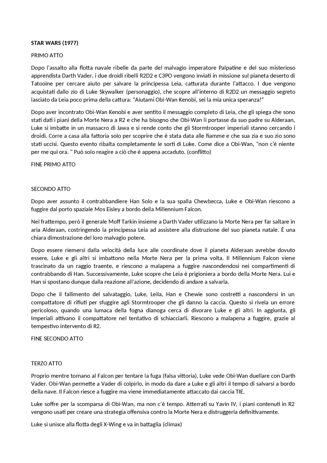 Compito finale secondo modulo laboratorio e-learning - Docsity