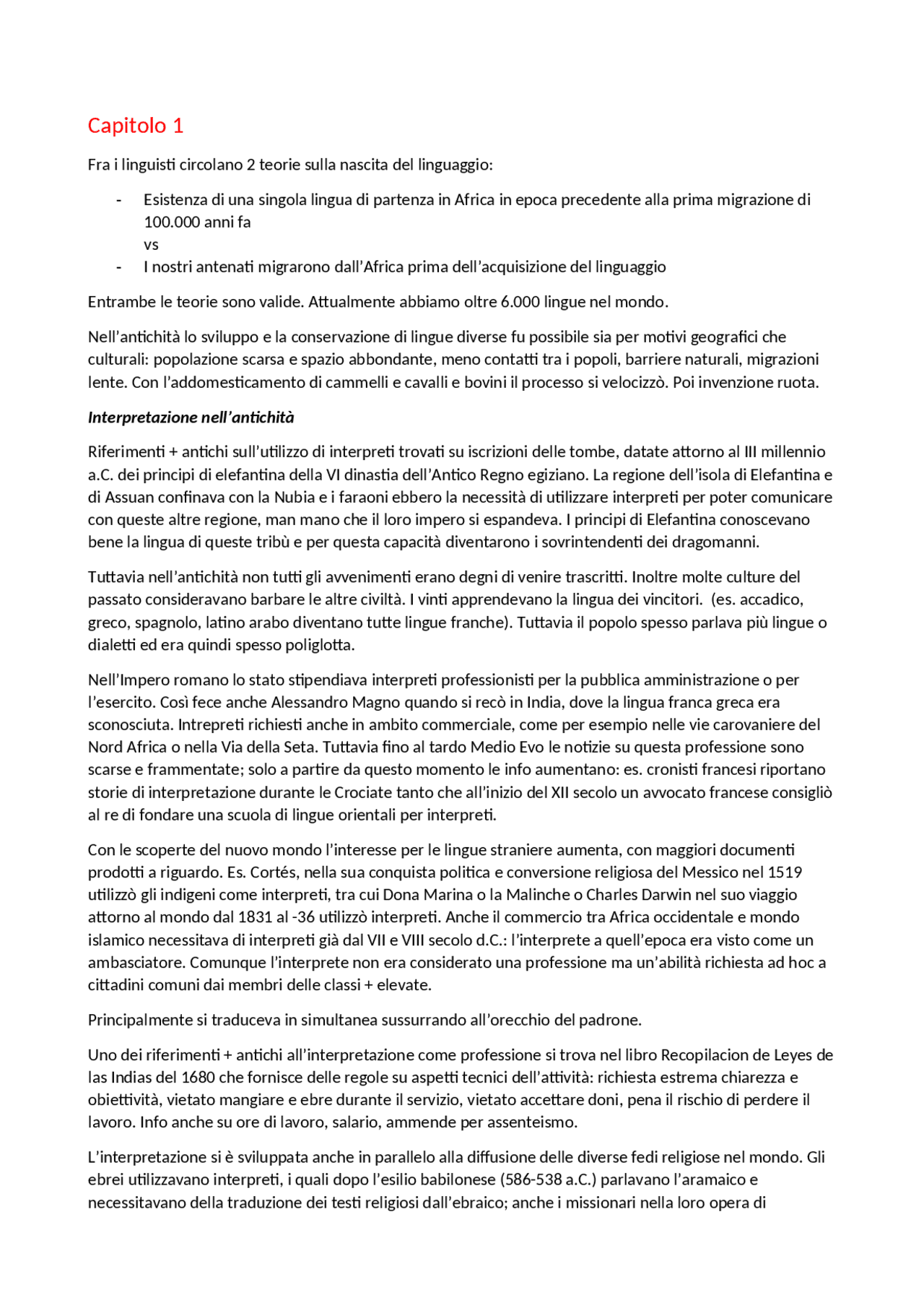 Riassunto "Interpretazione simultanea e consecutiva" di C. Falbo e M. Russo - Docsity