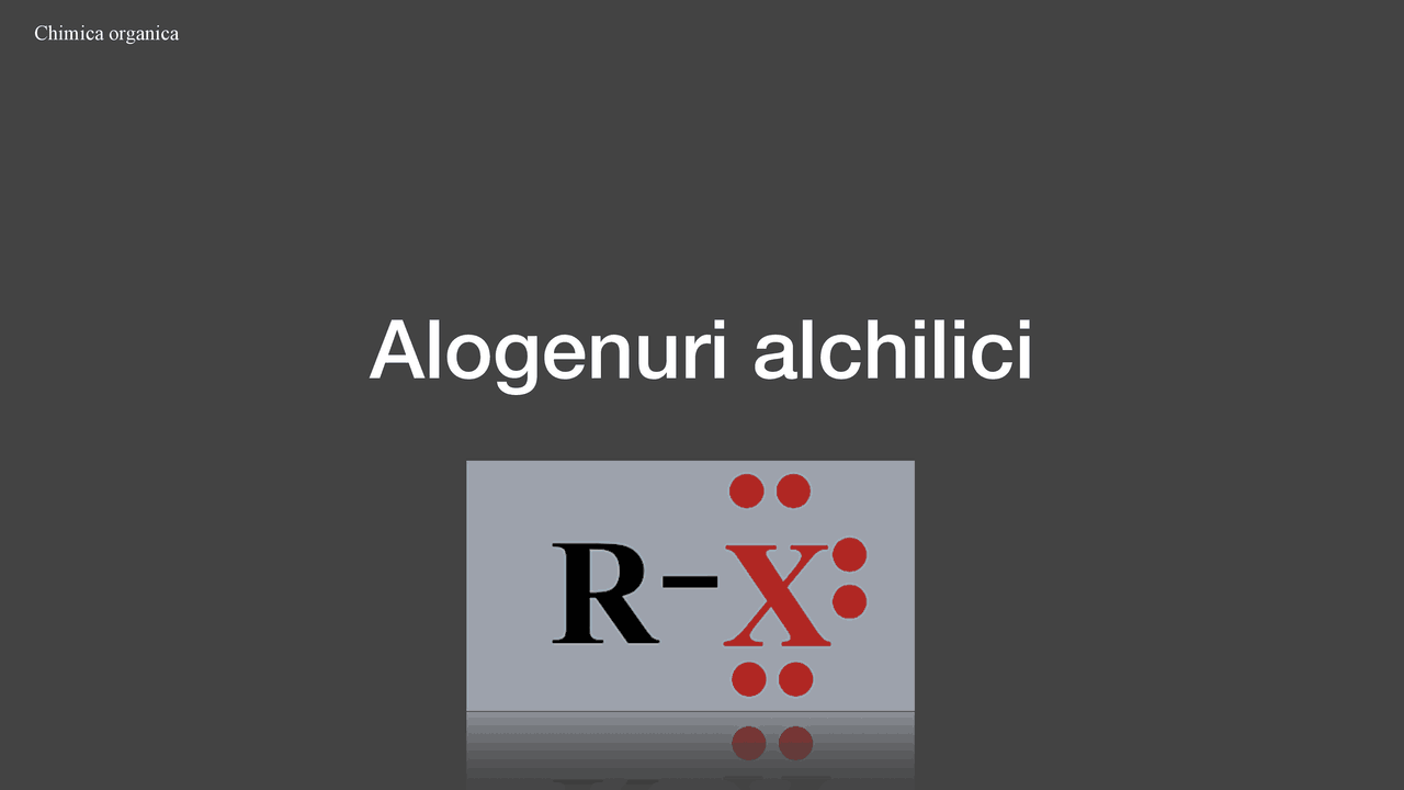 Presentazione alogenuri alchilici - Docsity