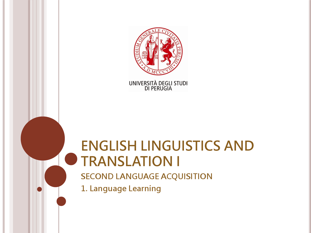Second Language Acquisition Learning A New Language Docsity