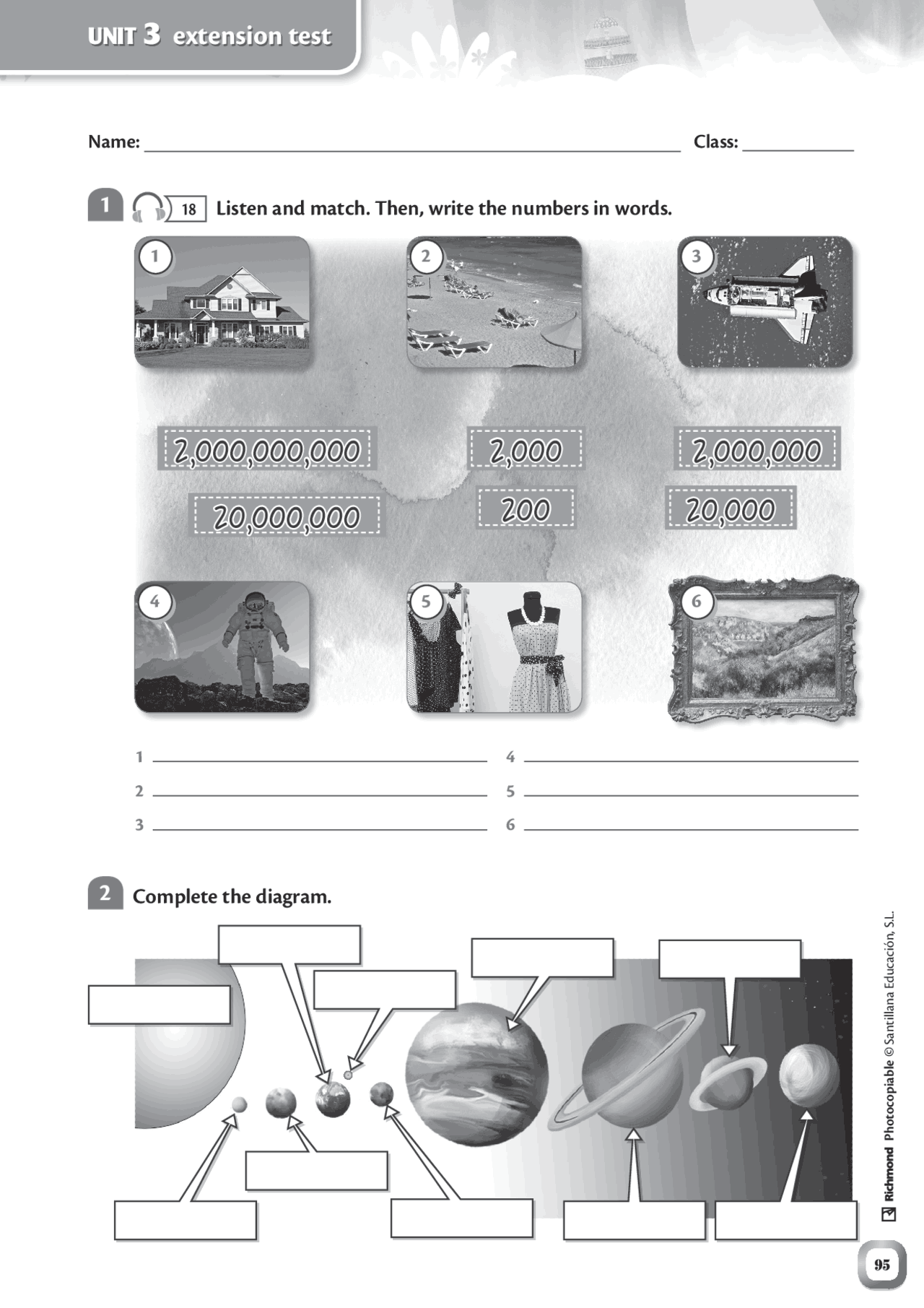 Ingles Test Unit 3 wonder - Docsity