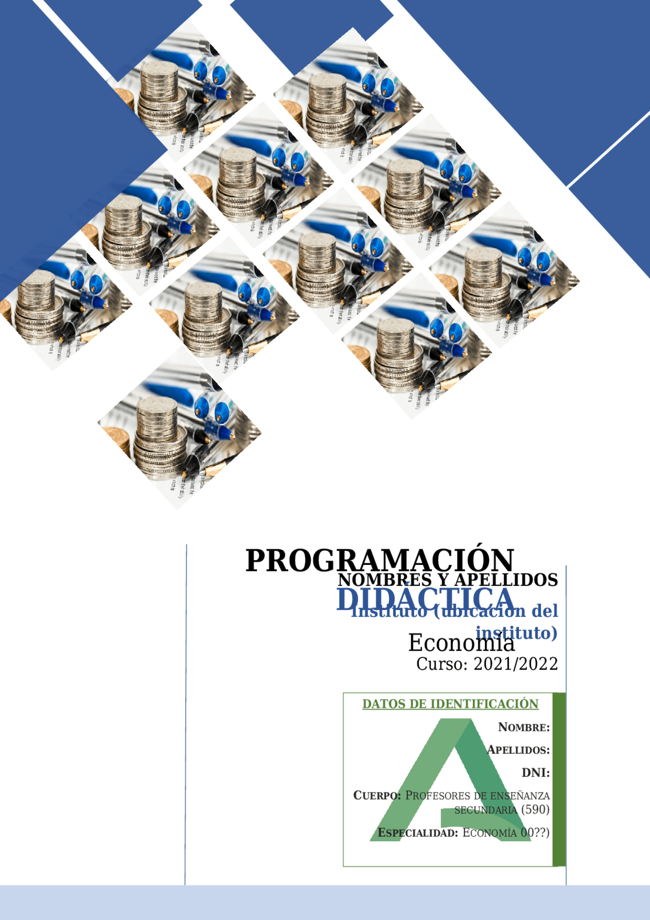 Portada Programación Didáctica Ejercicios De Didáctica General Docsity