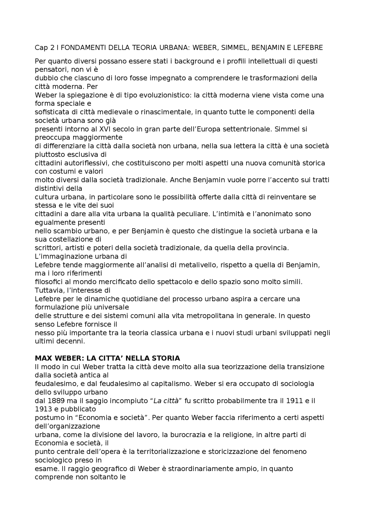 Riassunto Capitoli Libro Parker Docsity