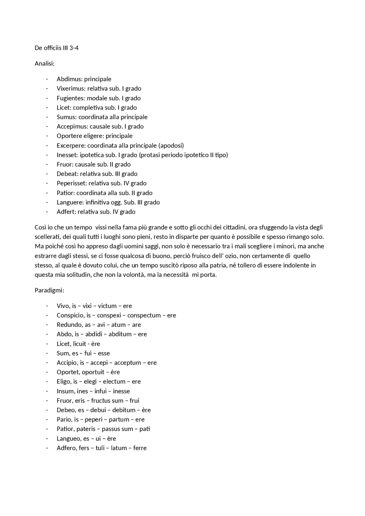 De Officis Di Cicerone Docsity