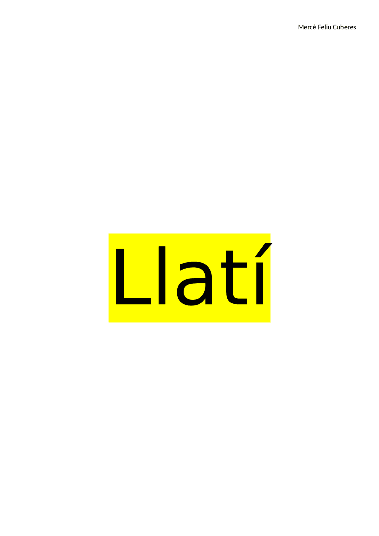 Apunts Selectivitat De Llatí 2018 Docsity