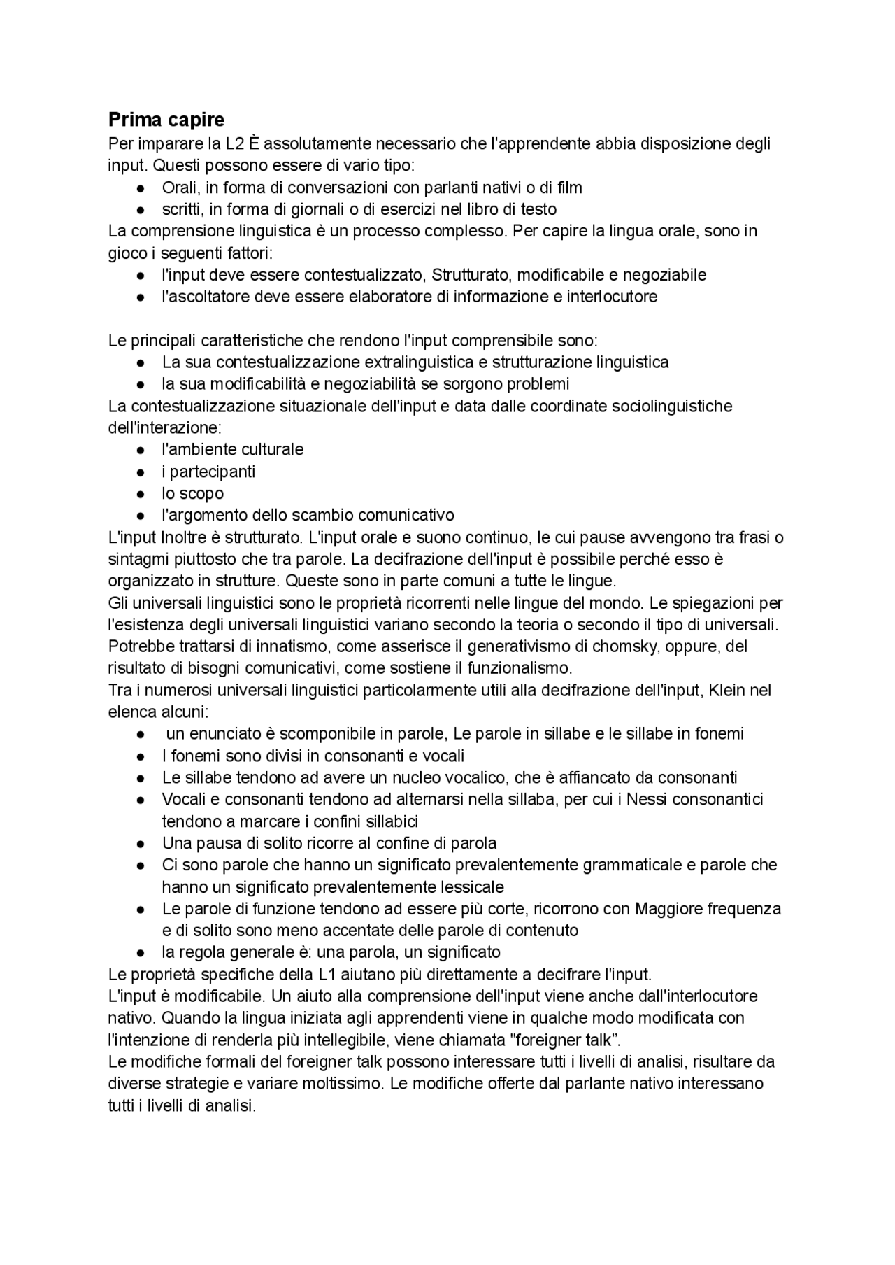 2 Prima Capire Imparare Unaltra Lingua Docsity