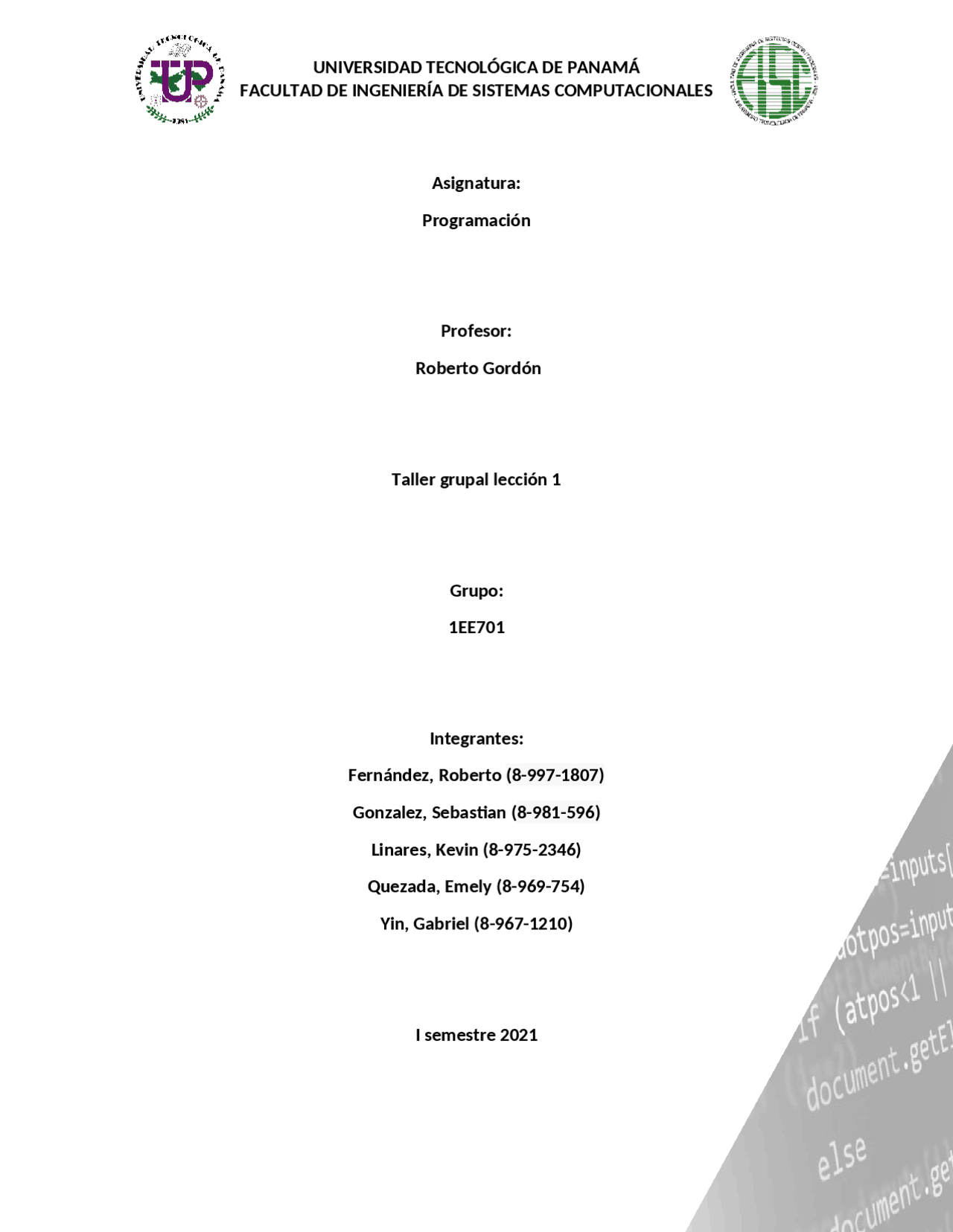 Programación Algoritmos Docsity