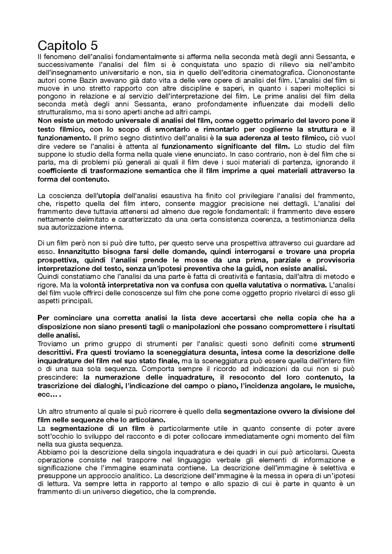Riassunto Manuale Del Film Rondolino E Tomasi Docsity