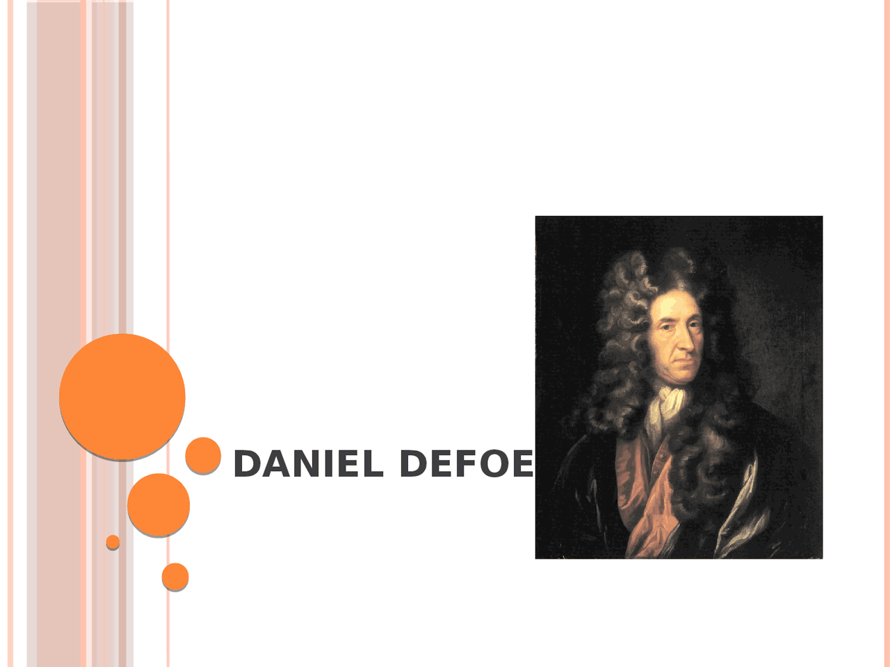 Daniel Defoe Vita E Opere Docsity
