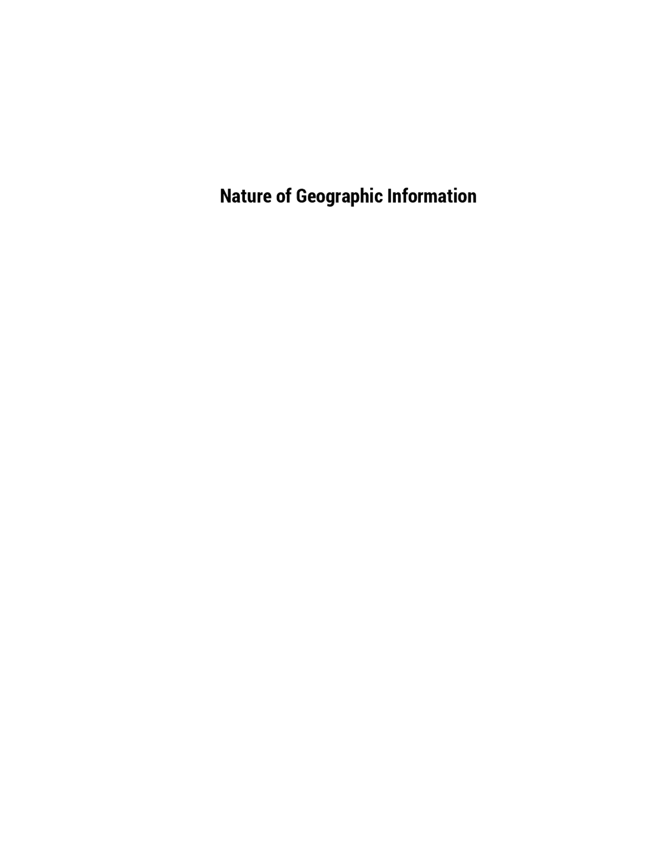 Nature of Geographic InformationNature of Geographic Info - Docsity